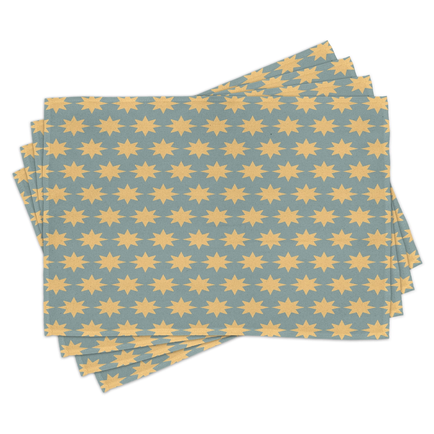 Ambesonne Modern Place Mats Set of 4, Starry Night, Standard Size ...