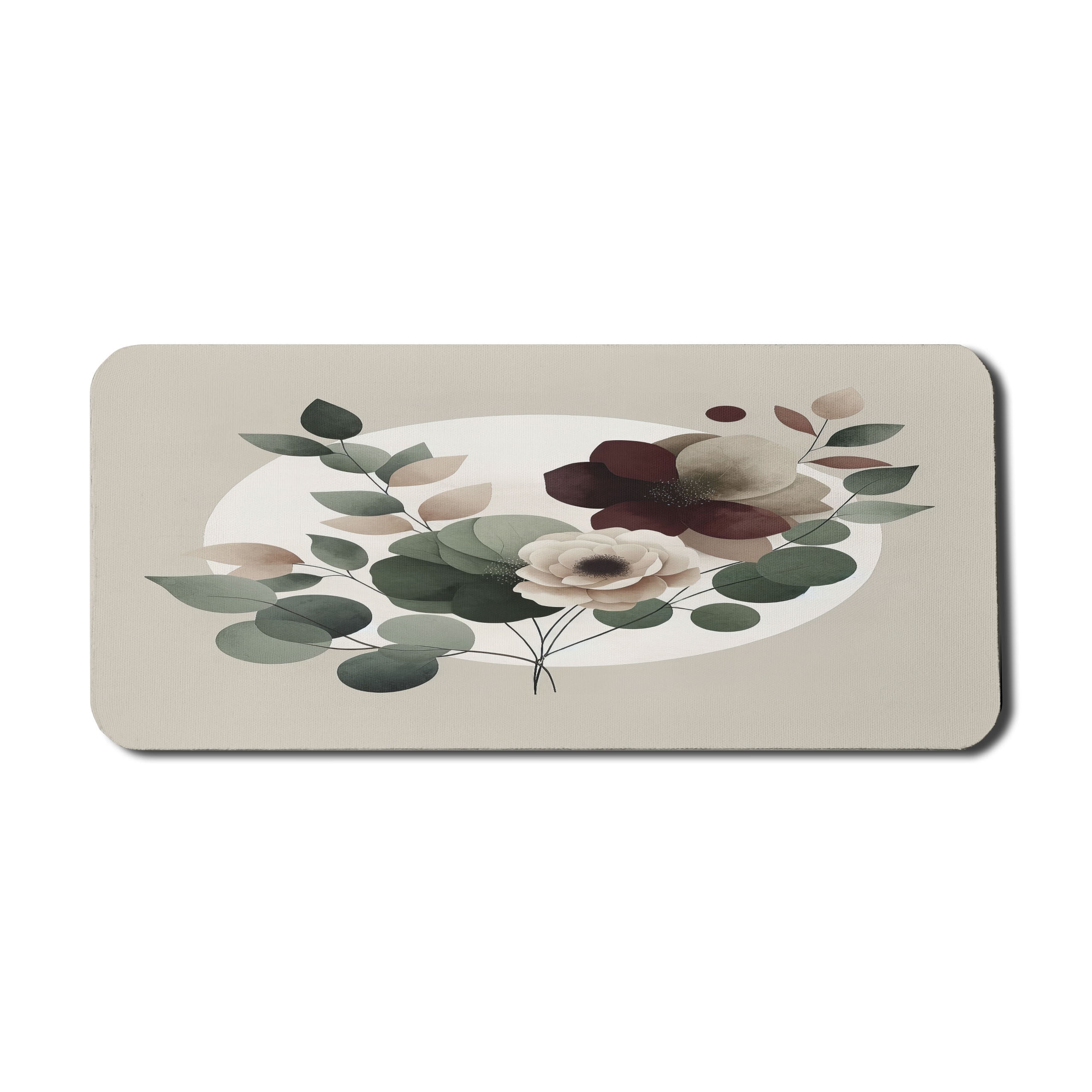 Ambesonne Monstera Gaming Mouse Pad X-Large, Boho Minimalist Floral ...