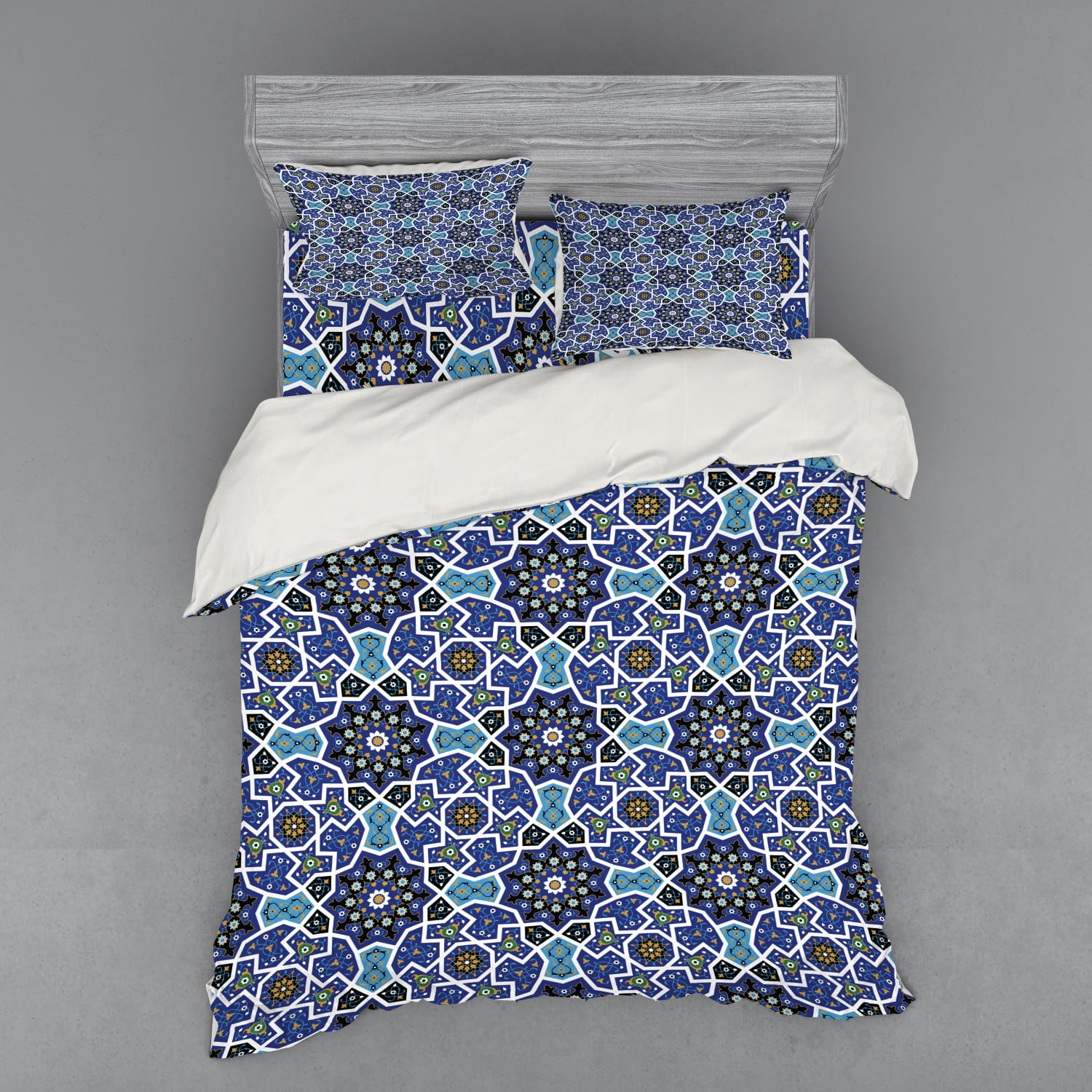 Ambesonne Moroccan Bedding Set 4 Pcs, Persian Gypsy Design, Queen ...