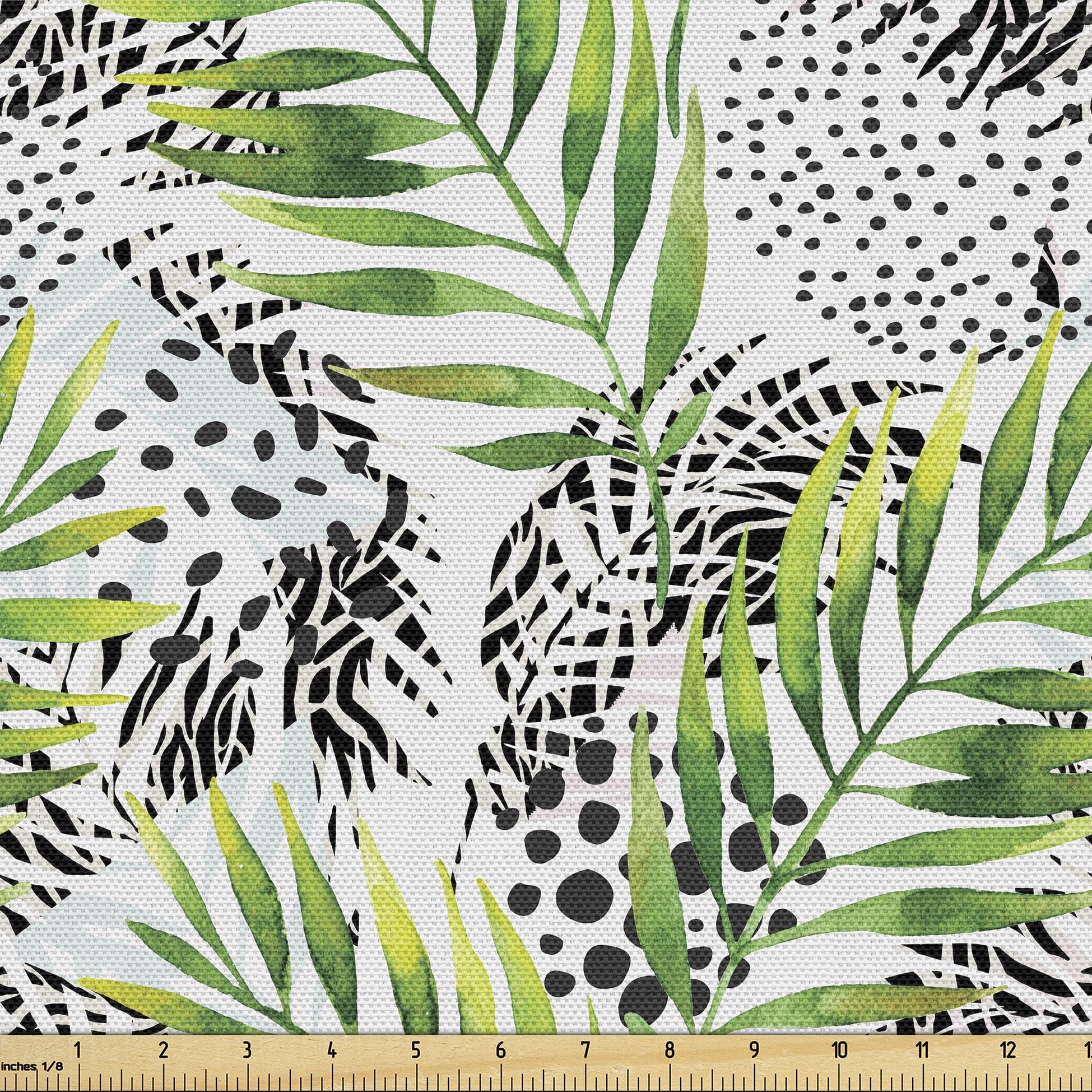 Ambesonne Nature Art Fabric by the Yard Upholstery, Specks and ...