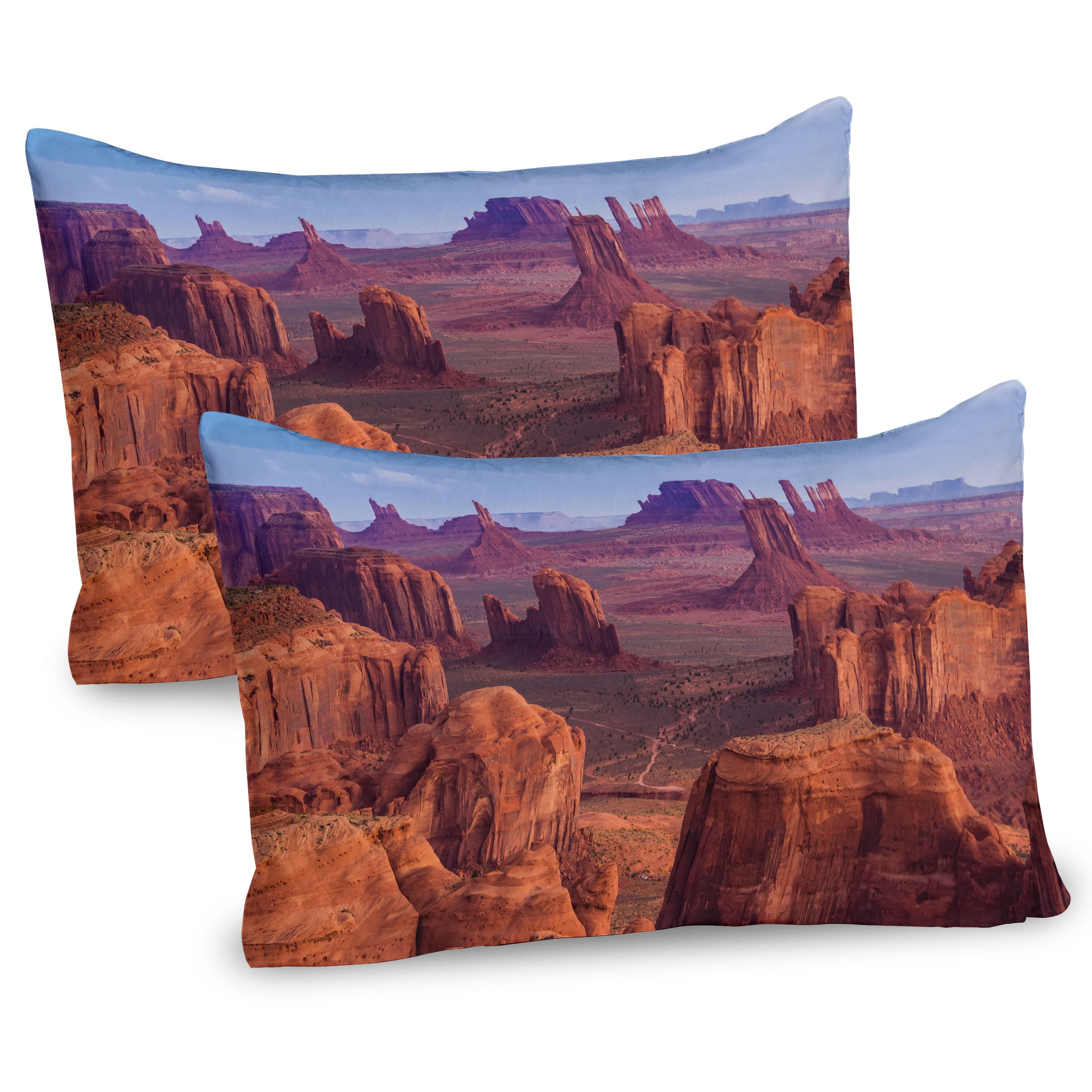 Ambesonne Nature Pillow Sham 2 Pack, South American Scenery, 30"x20 ...