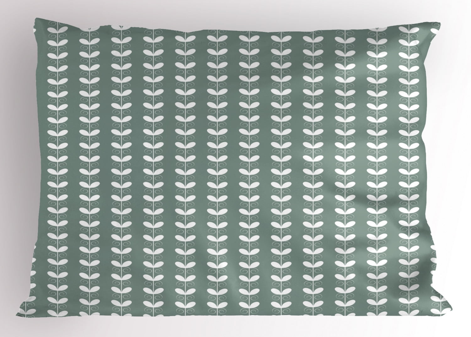 Ambesonne Nature Pillow Sham, Baroque Tulip Branches, 26" X 20", Pale ...