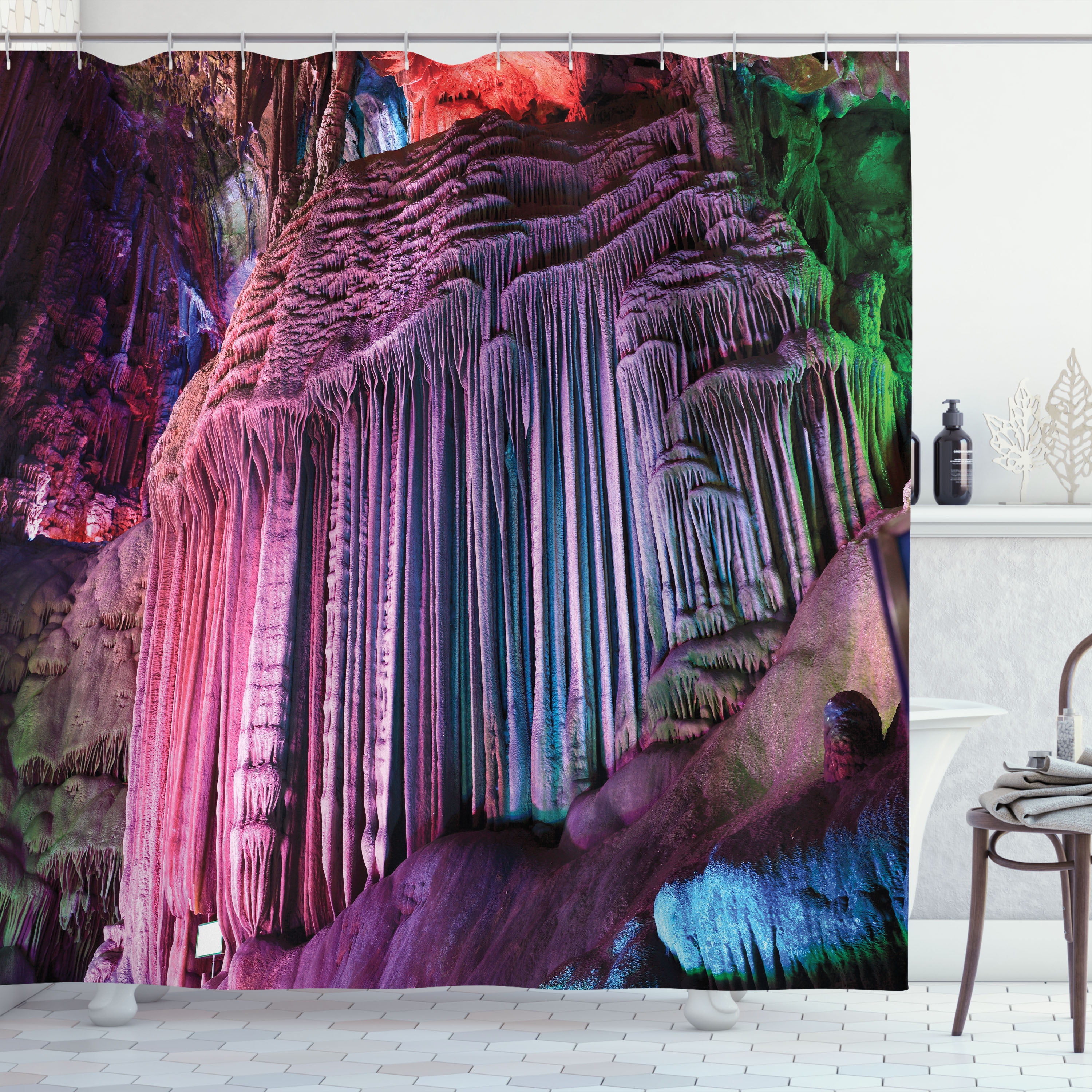 Ambesonne Nature Shower Curtain, Chinese Karst, 69"Wx84"L, Multicolor ...