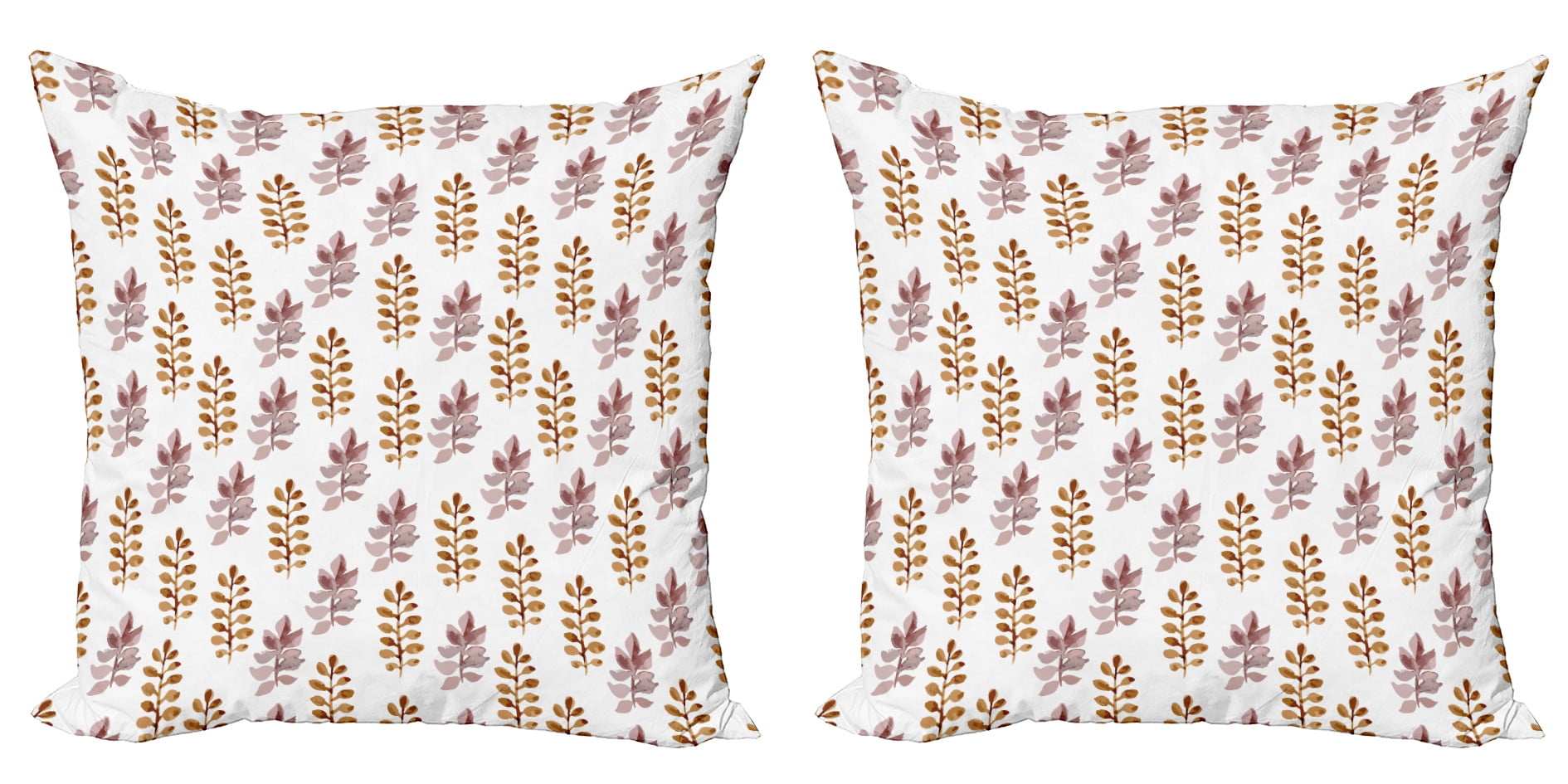Ambesonne Nature Throw Pillow Cover 2 Pack, Blossoms Spring Branches ...