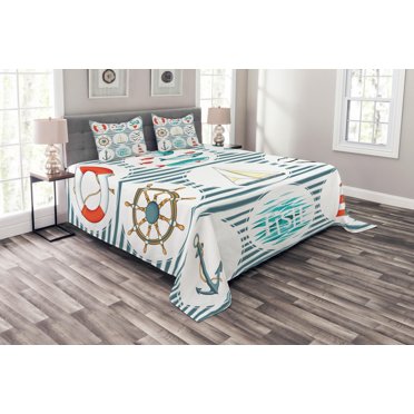 Levtex Home Full Queen Red Farmhouse Plaid Bedspread & Shams Set ...