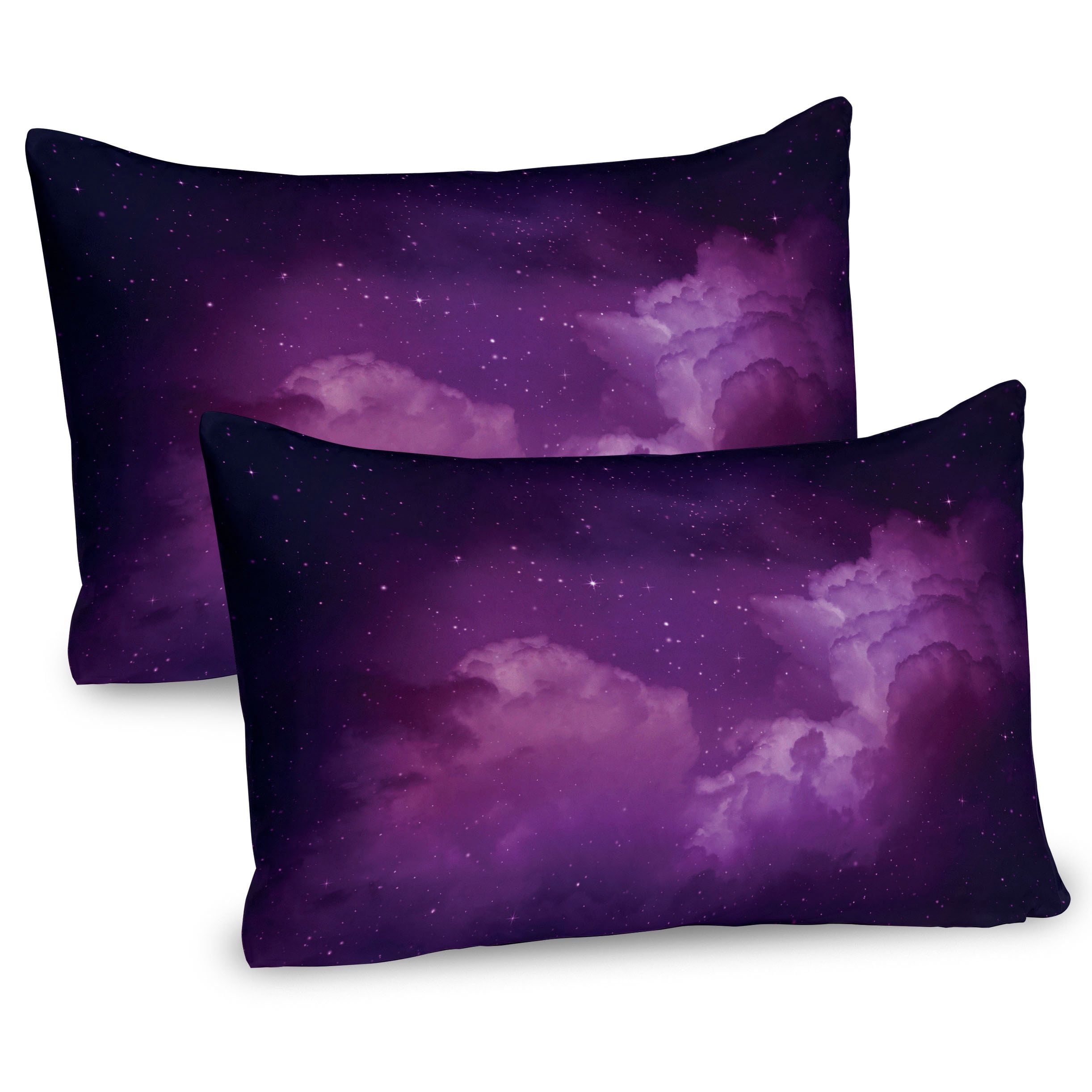 Ambesonne Nebula Pillow Sham 2 Pack, Cosmic Celestial Stars, 30"x20 ...