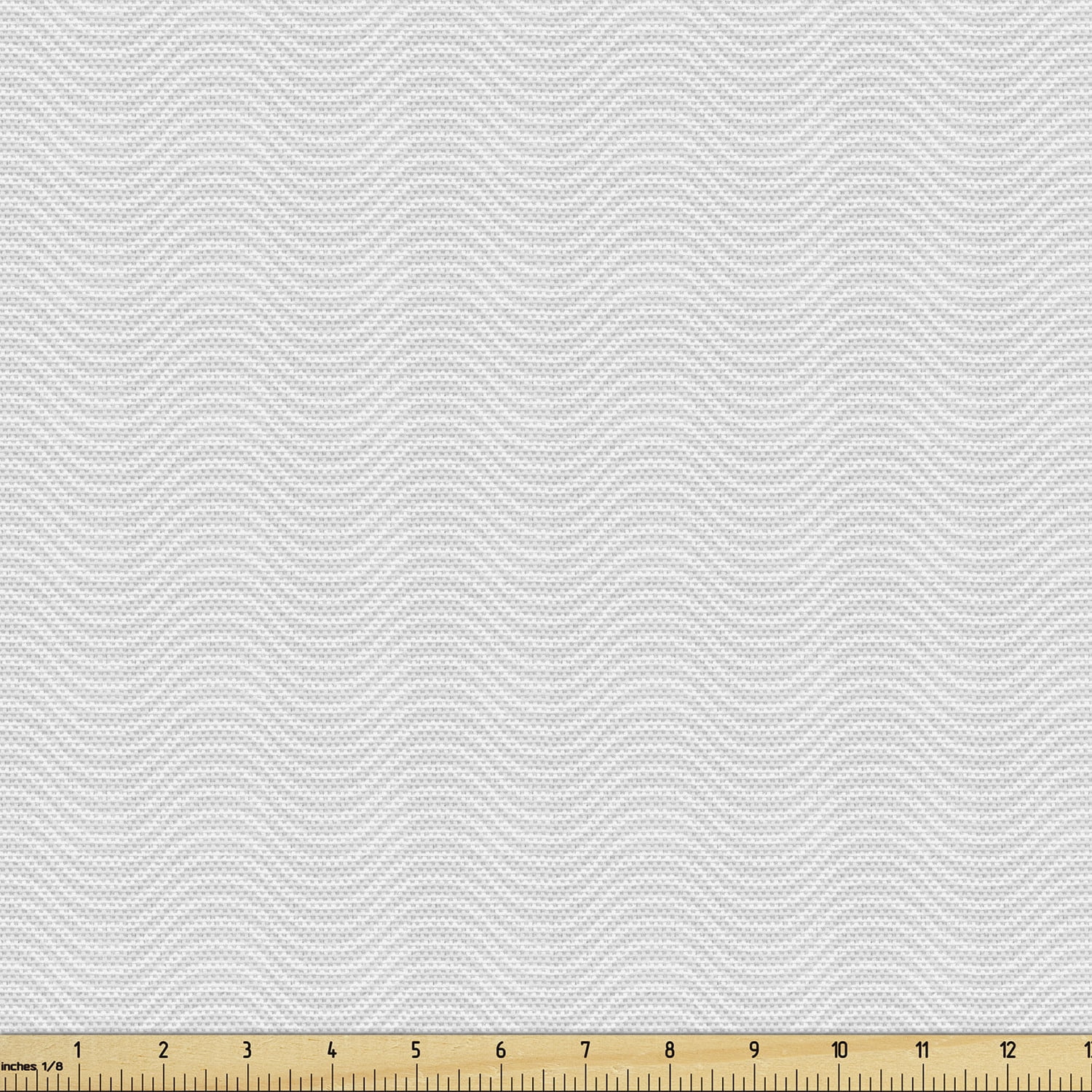 Ambesonne Neutral Color Fabric by the Yard Upholstery, Waves in Muted ...