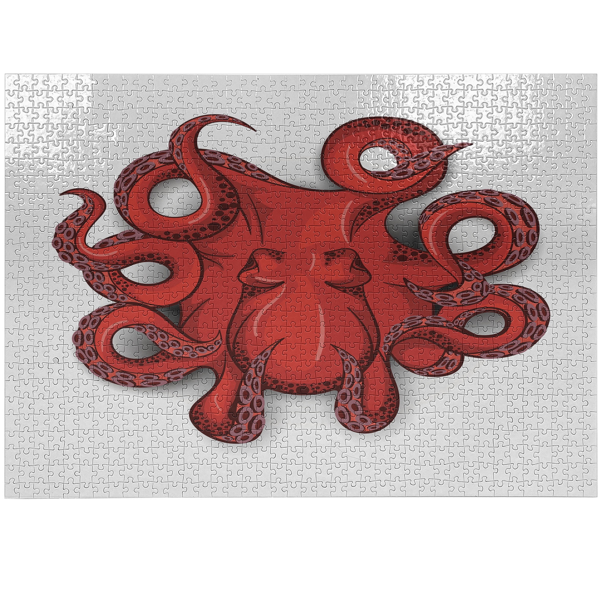 Ambesonne Octopus Jigsaw Puzzle, Octopus Animal Marine, Heirloom ...