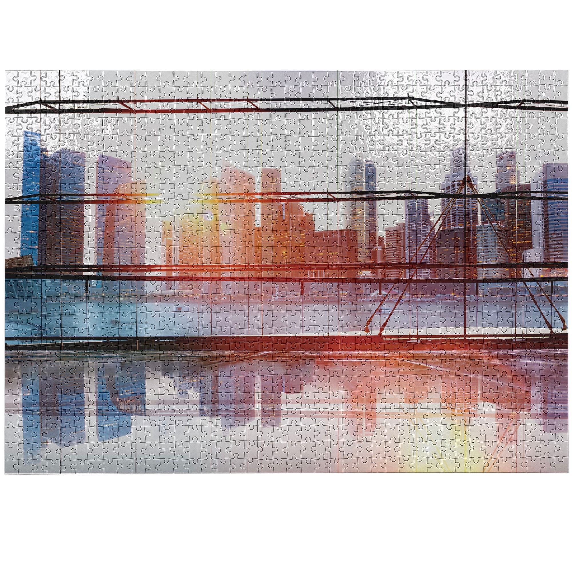 Ambesonne Office Jigsaw Puzzle, Airport Office Scenery, Heirloom ...