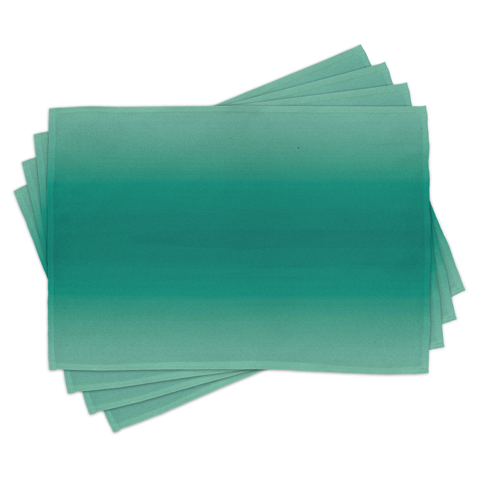 Ambesonne Ombre Place Mats Set of 4, Ocean Waves Theme, Standard Size ...