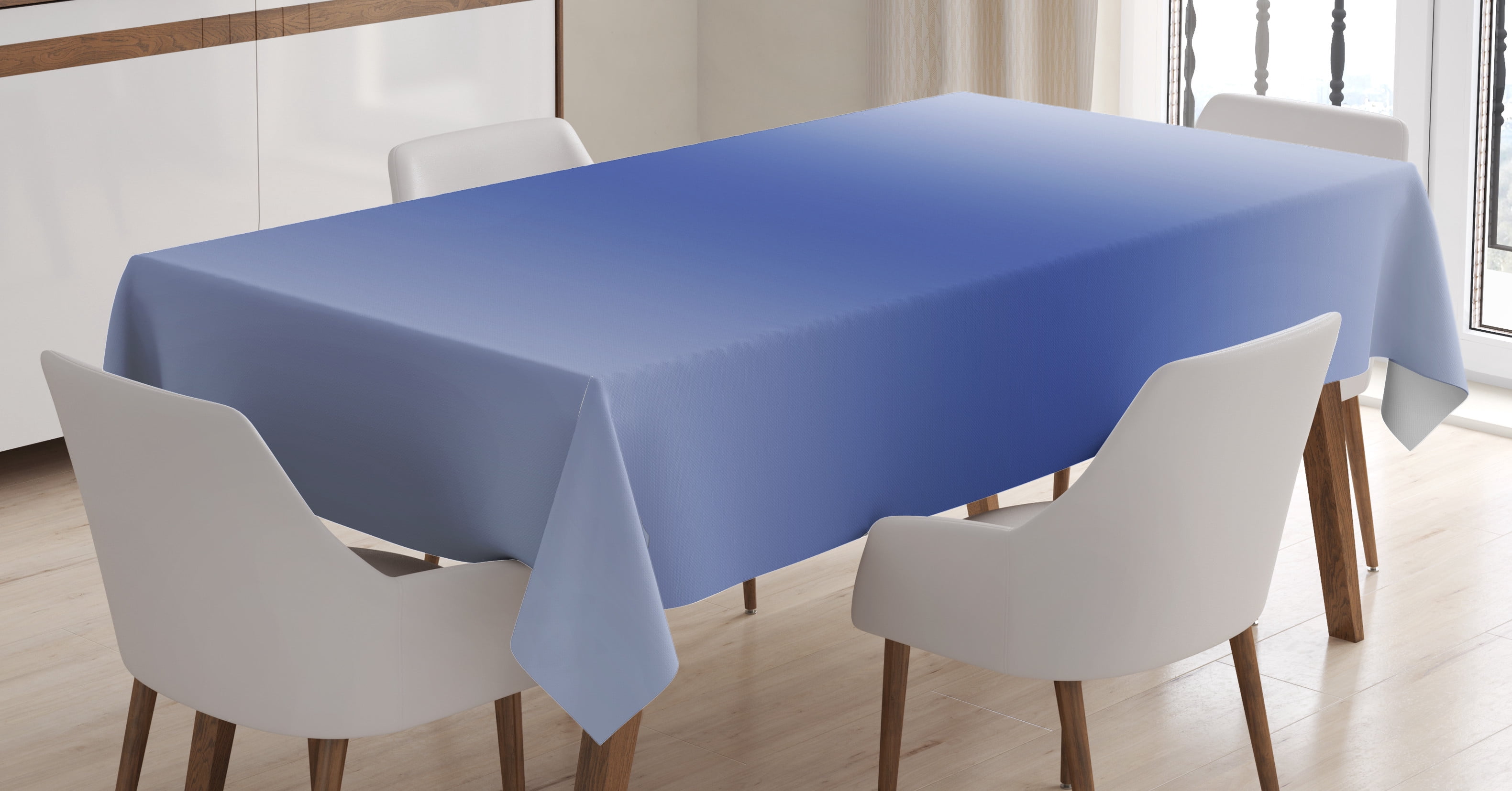 Ambesonne Ombre Tablecloth Rectangular Table Cover, Clear Sky in Summer ...