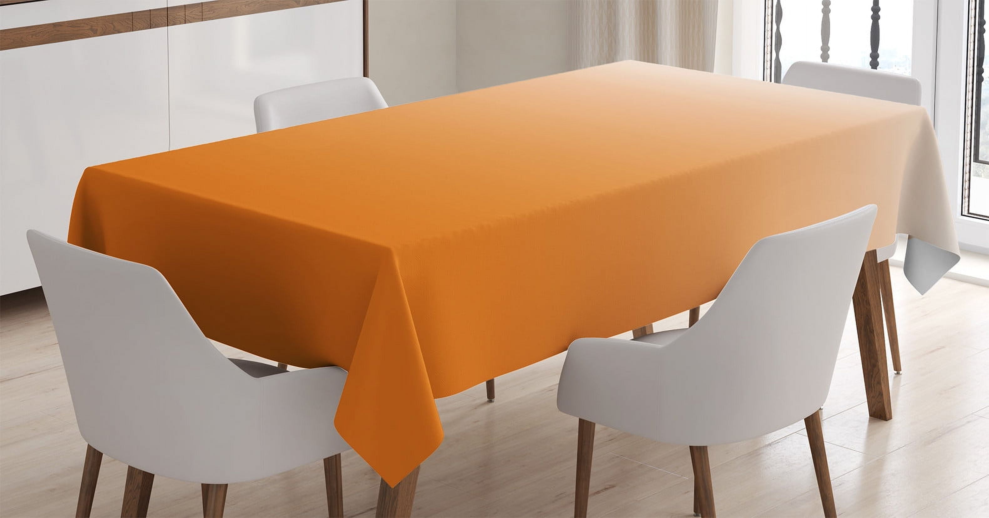 Ambesonne Ombre Tablecloth Rectangular Table Cover, Sunset Summer, 60 ...