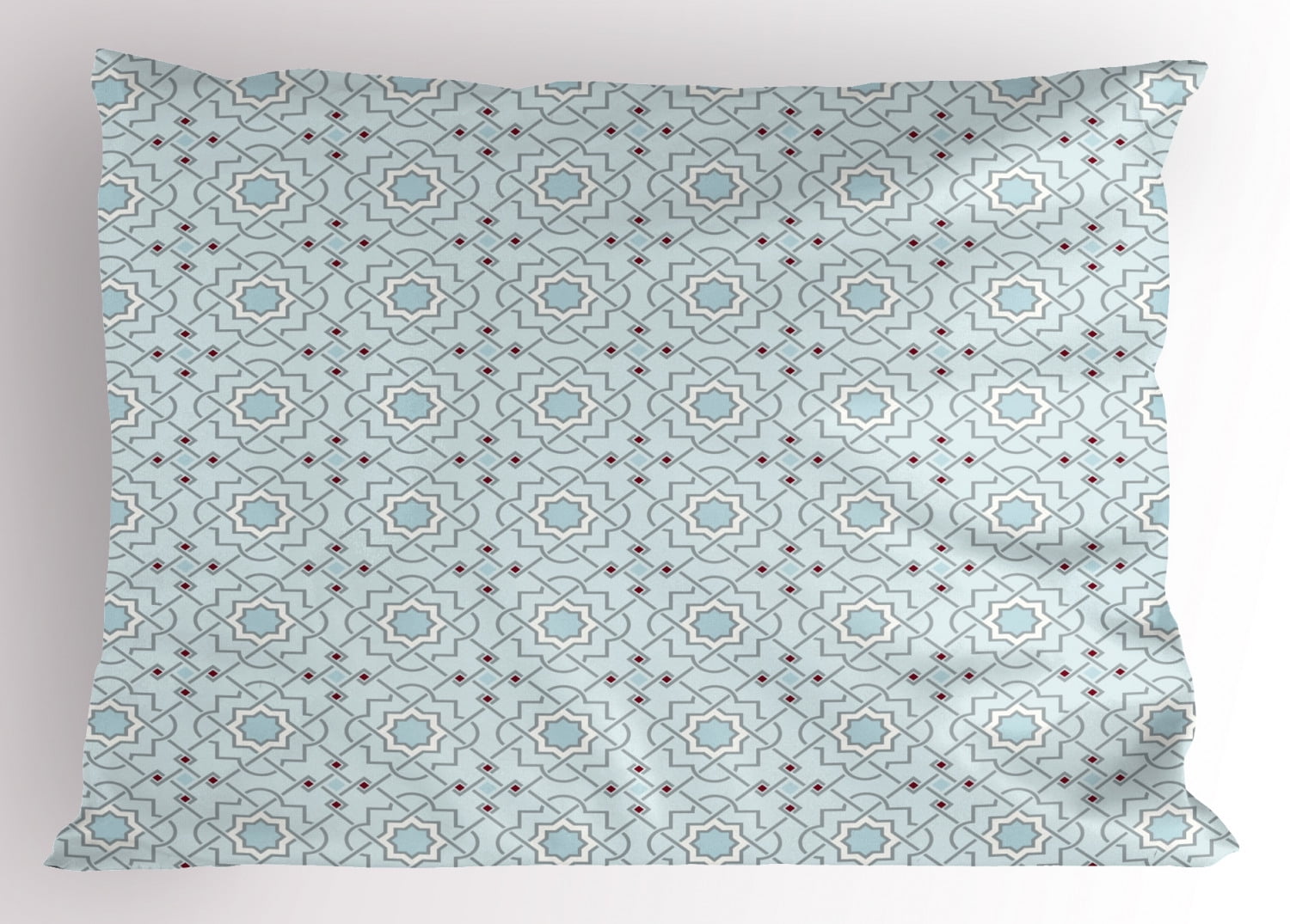 Ambesonne Orient Pillow Sham, Oriental Moroccan Art, 26" X 20", Pale ...