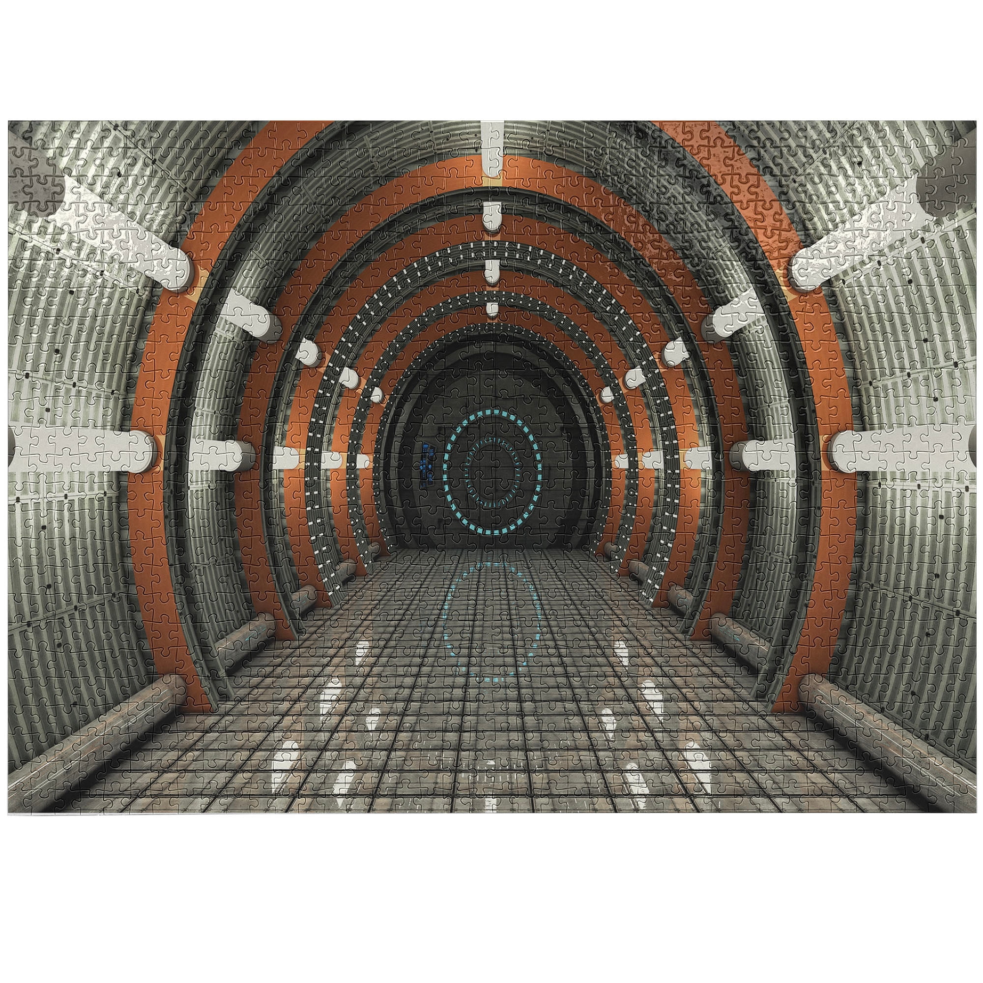 Ambesonne Outer Space Jigsaw Puzzle, Earth Orbit Digital, Heirloom ...