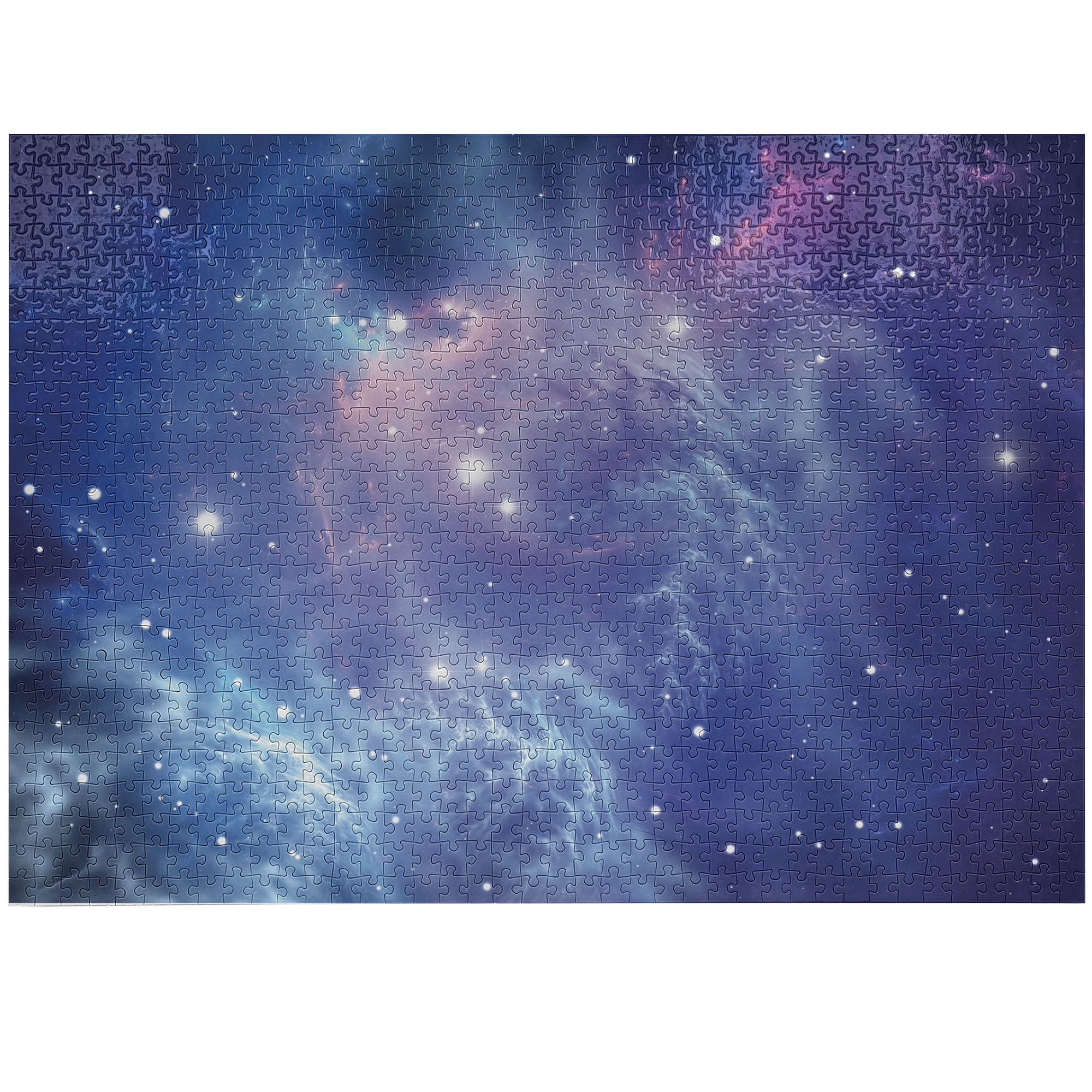 Ambesonne Outer Space Jigsaw Puzzle, Star Clusters in Space, Heirloom ...