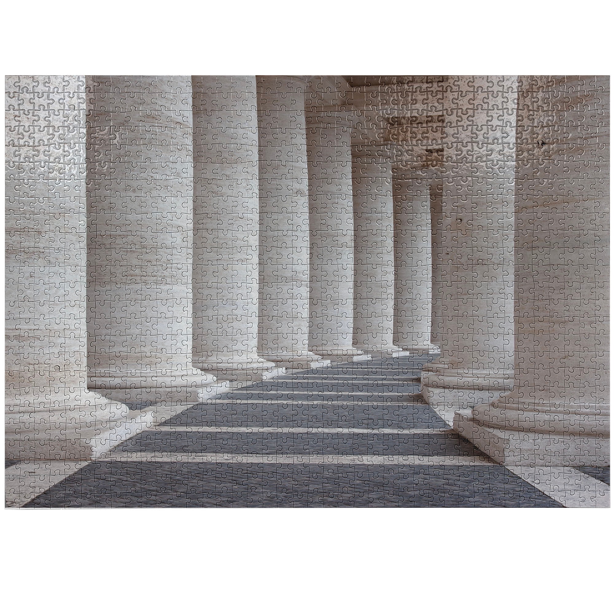 Ambesonne Pillar Jigsaw Puzzle, Roman Stone Columns, Heirloom-Quality ...