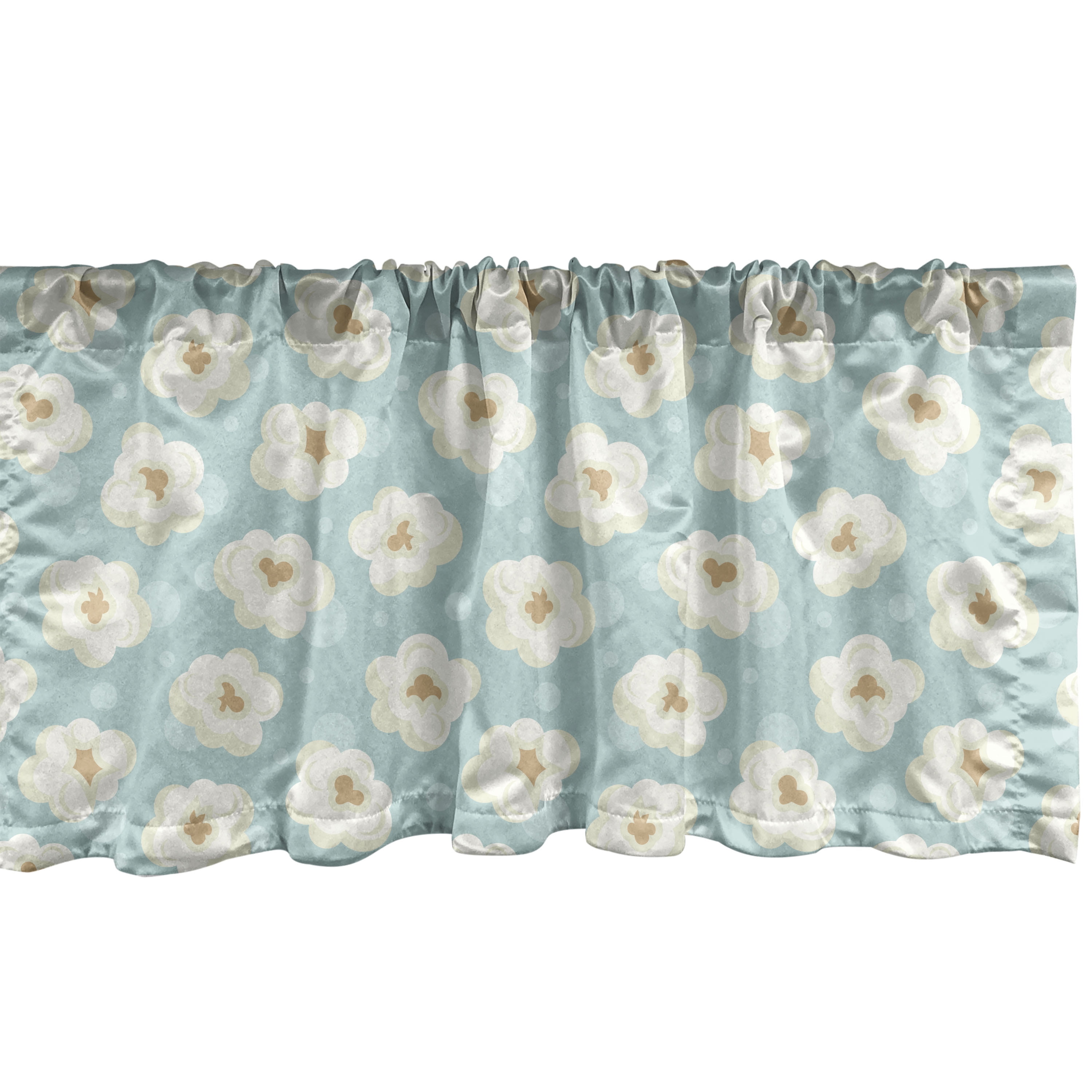Ambesonne Popcorn Window Valance, Movie Night Cinema Snack, 54" X 18 ...
