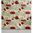 Ambesonne Poppy Flower Peel & Stick Wallpaper for Home, Sketch Leaves ...