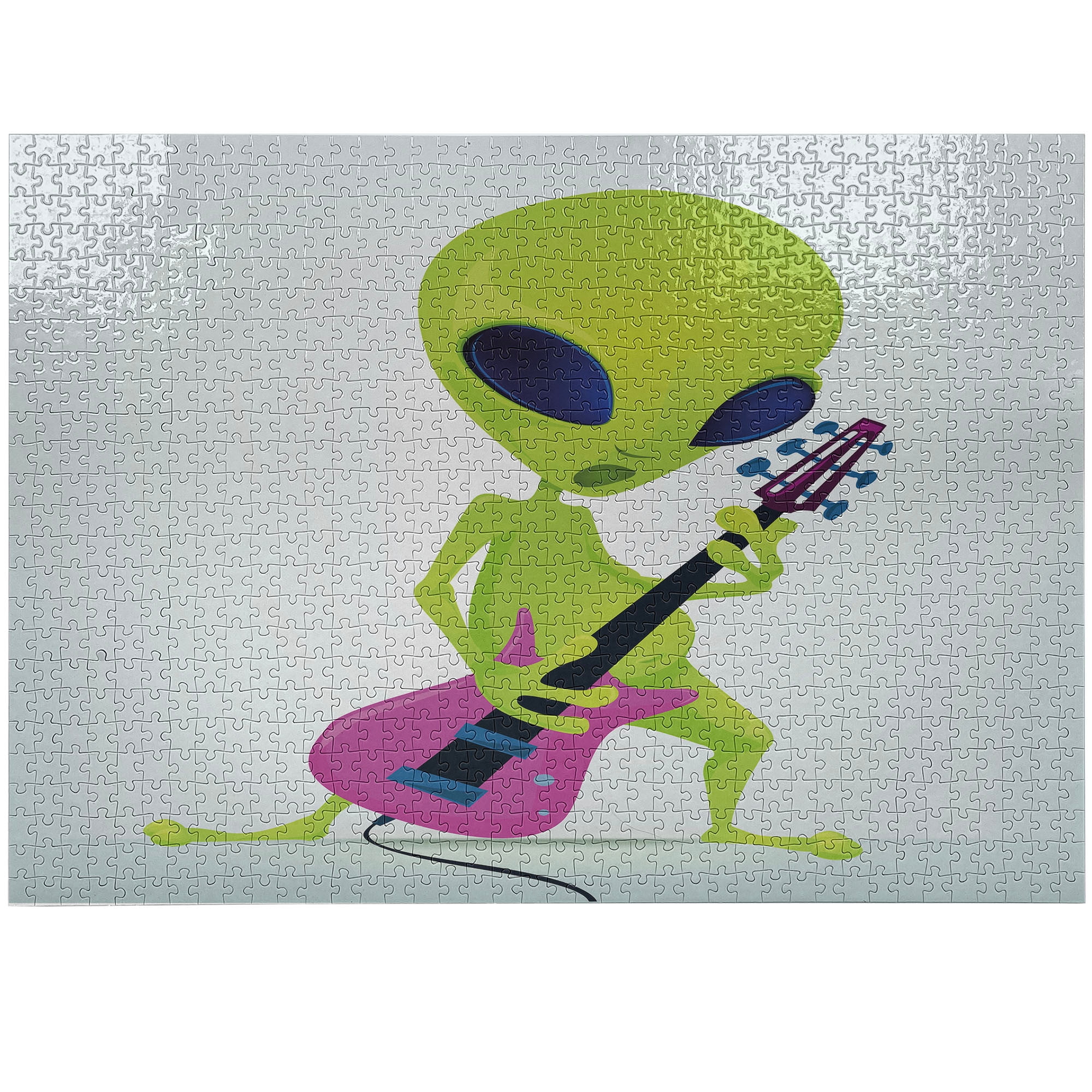 Ambesonne Popstar Party Jigsaw Puzzle Durable Cardboard, Music Monster ...