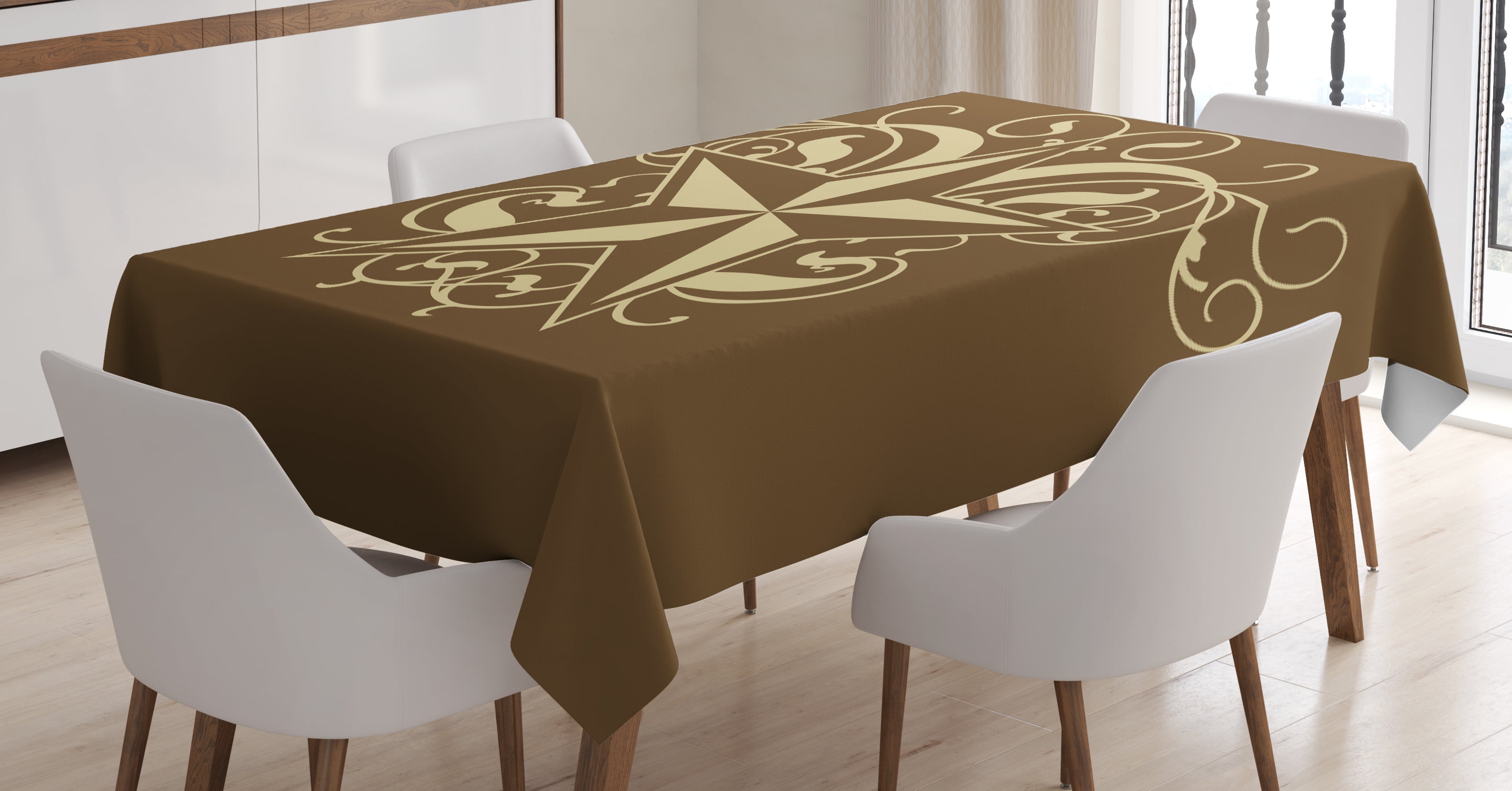 Ambesonne Prehistoric Country Tablecloth Rectangular Table Cover ...