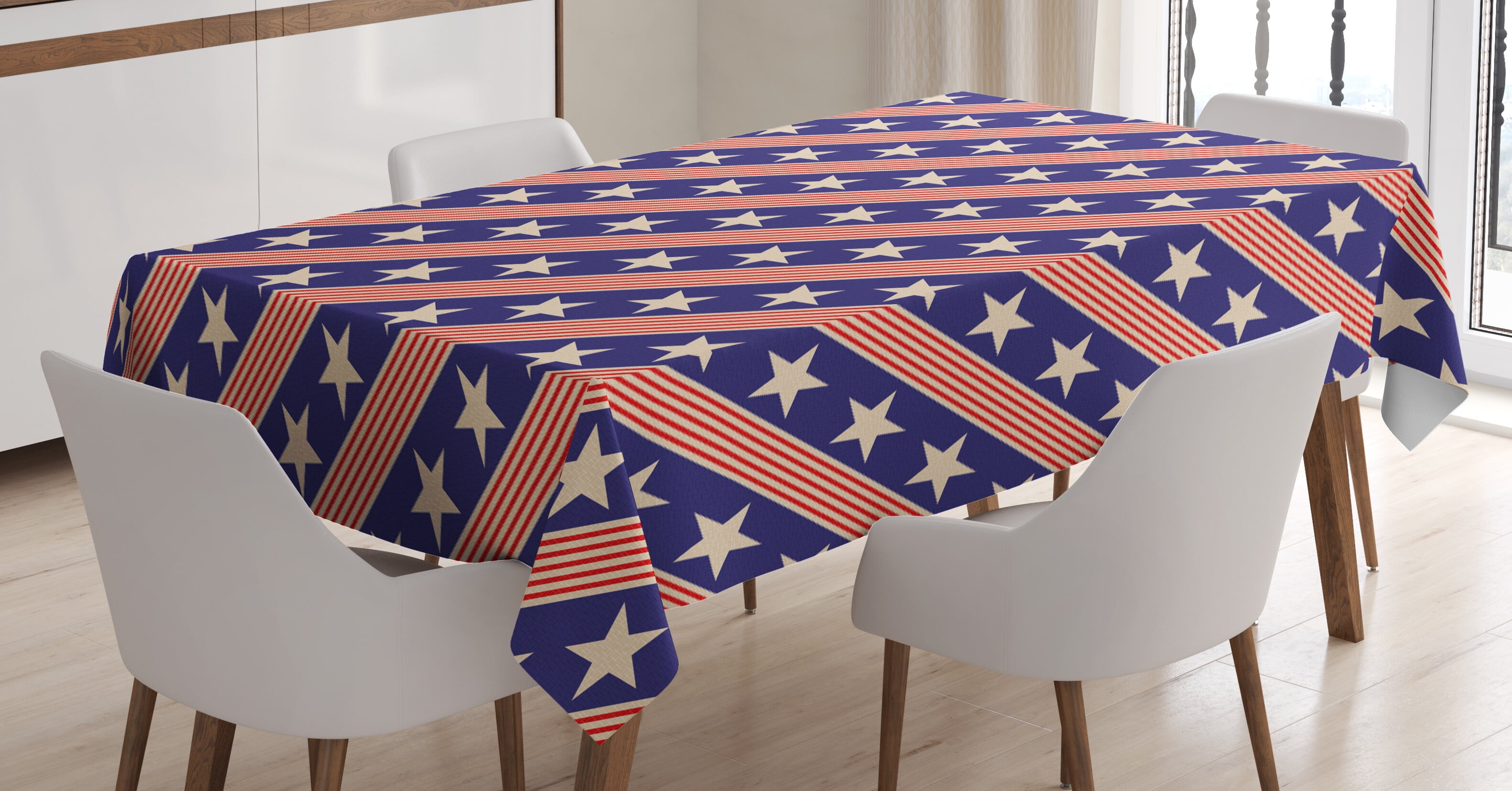 Ambesonne Prehistoric Country Tablecloth Rectangular Table Cover ...