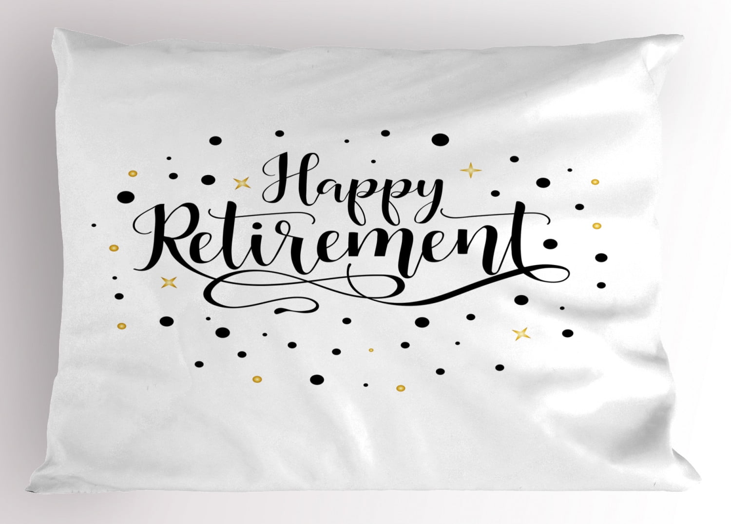 Ambesonne Retirement Pillow Sham, Hand-Written Phrase, 36" X 20", Earth ...