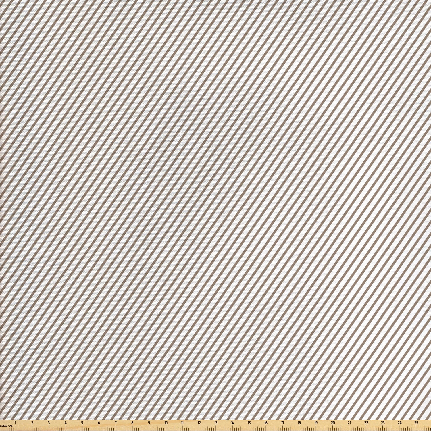 Ambesonne Retro Fabric by the Yard Upholstery, Narrow Stripes Geometric ...