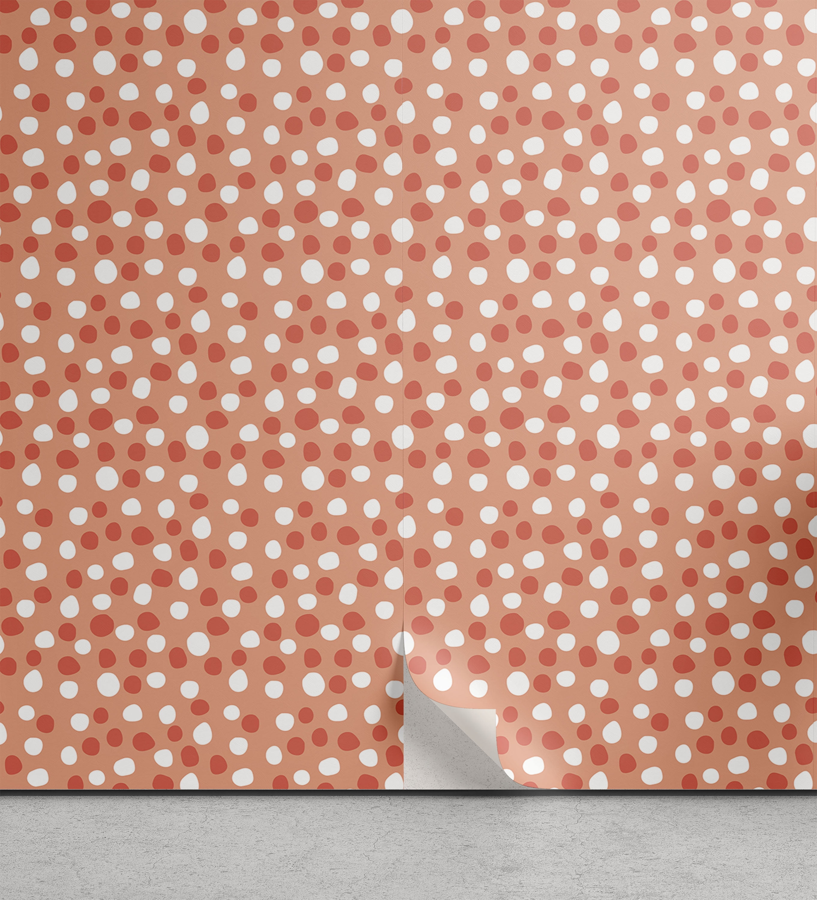 Ambesonne Retro Peel & Stick Wallpaper for Home, Pastel Deformed ...