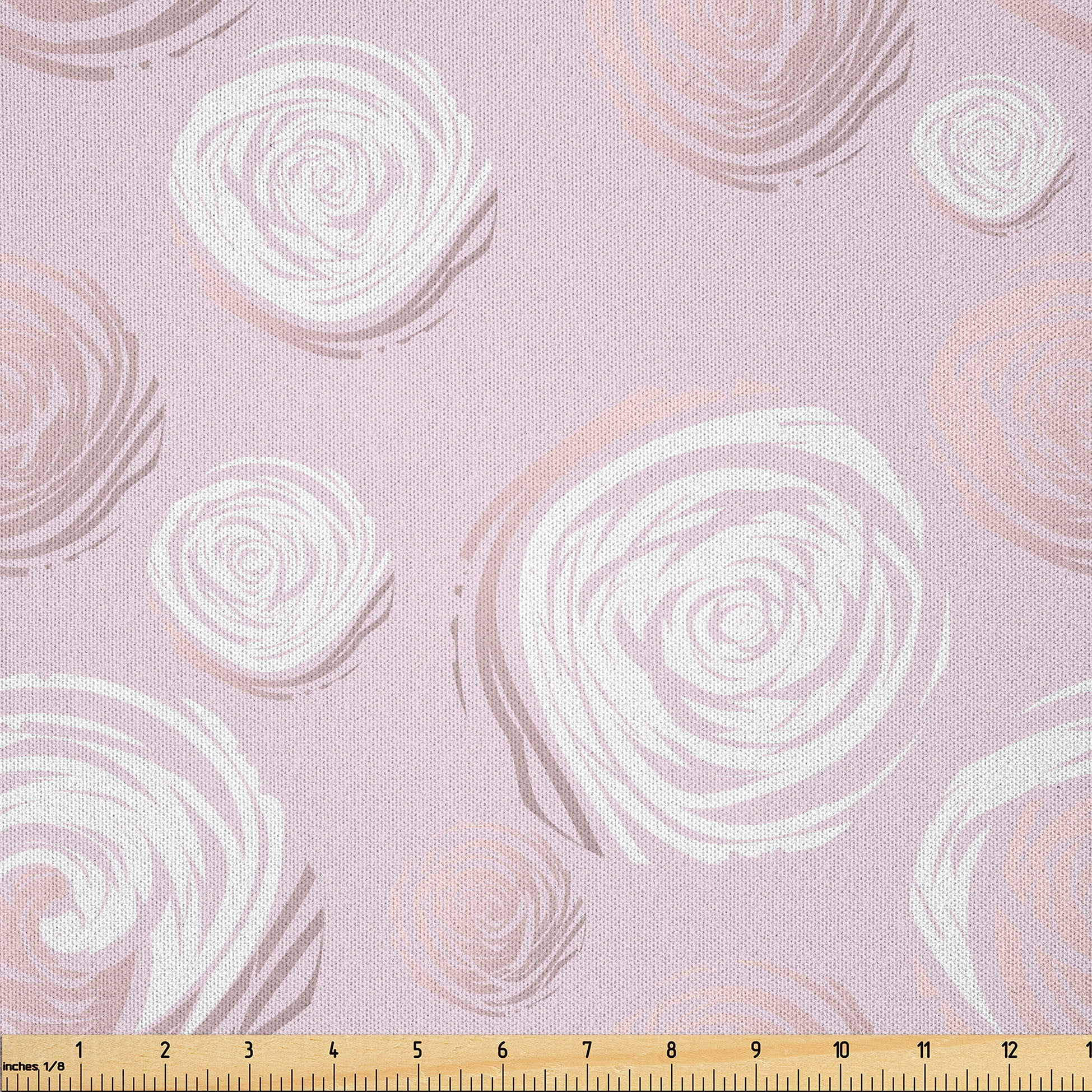 Ambesonne Romantic Fabric by the Yard Microfiber, Art of Rose Petals ...
