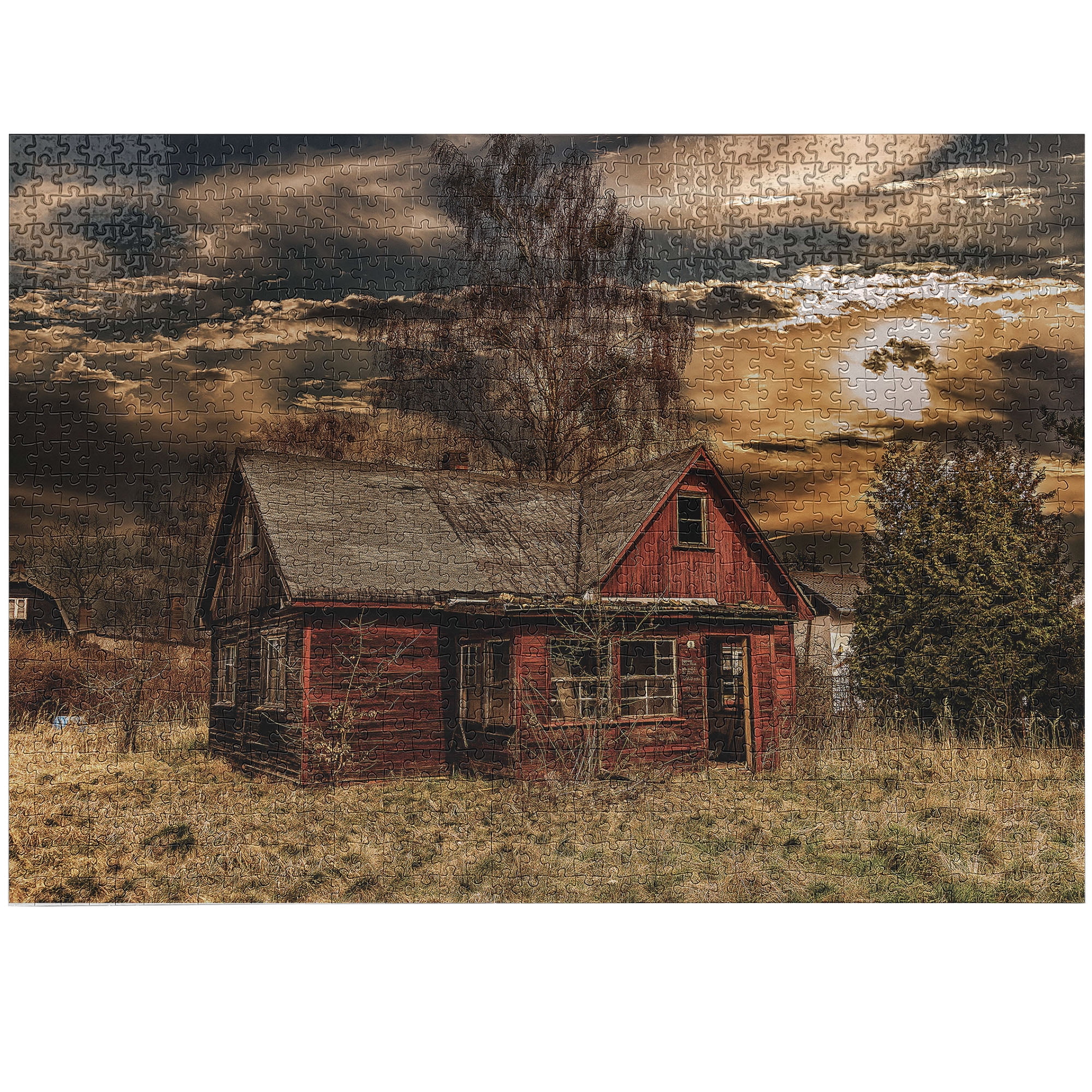 Ambesonne Scenery Jigsaw Puzzle, Horror Movie Theme, Heirloom-Quality ...
