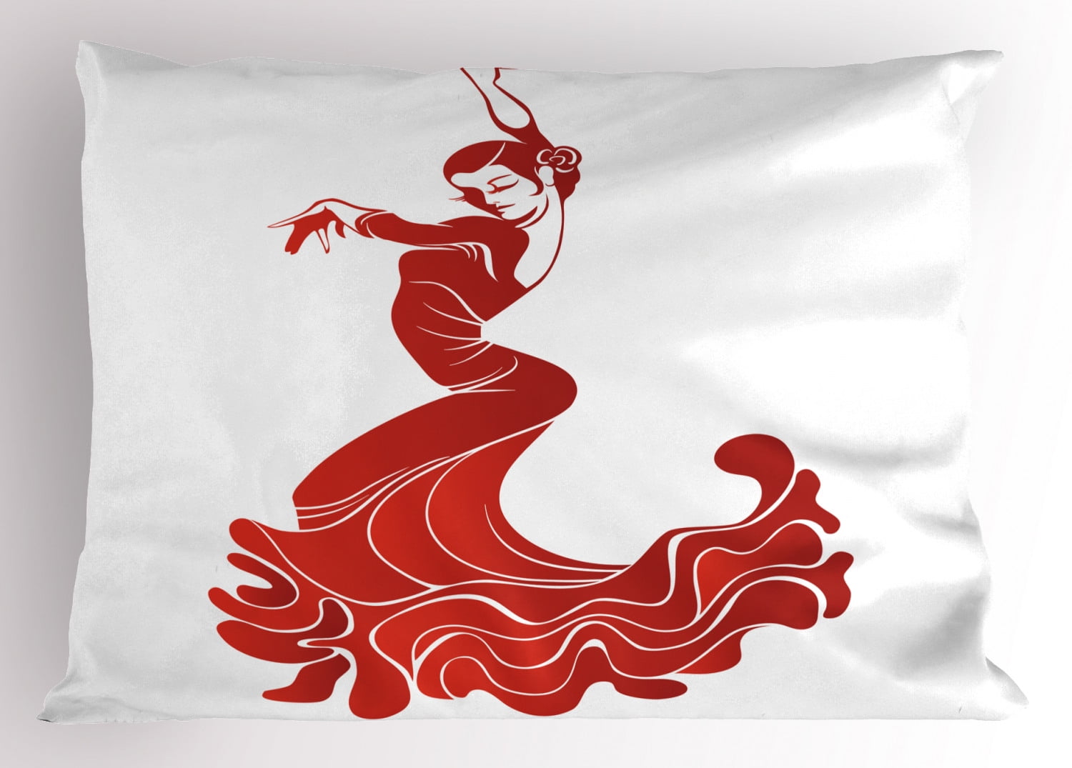 Ambesonne Spanish Pillow Sham, European Folklore Ethnic, 26" X 20 ...