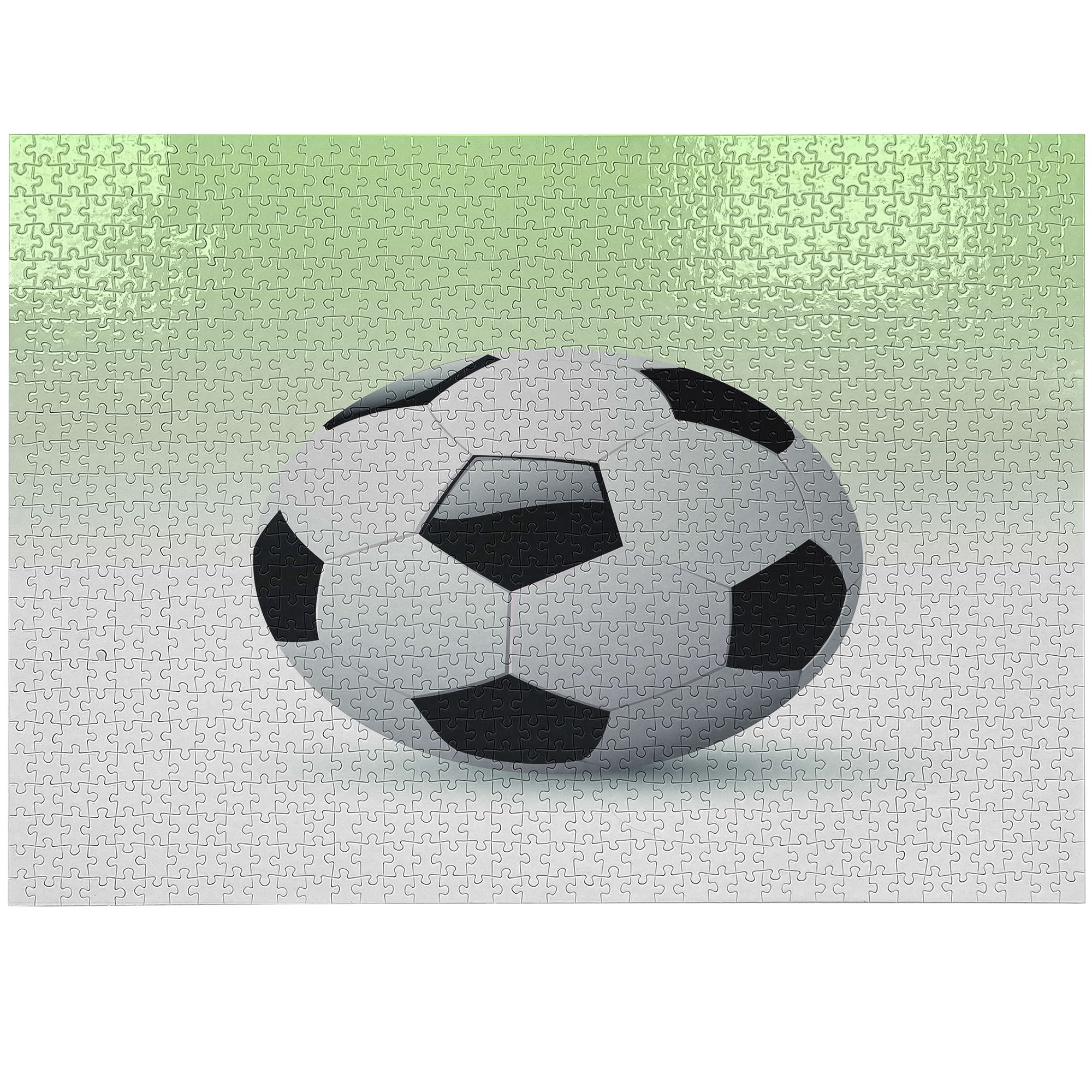 Ambesonne Sports Jigsaw Puzzle Durable Cardboard, Football Soccer Ball ...