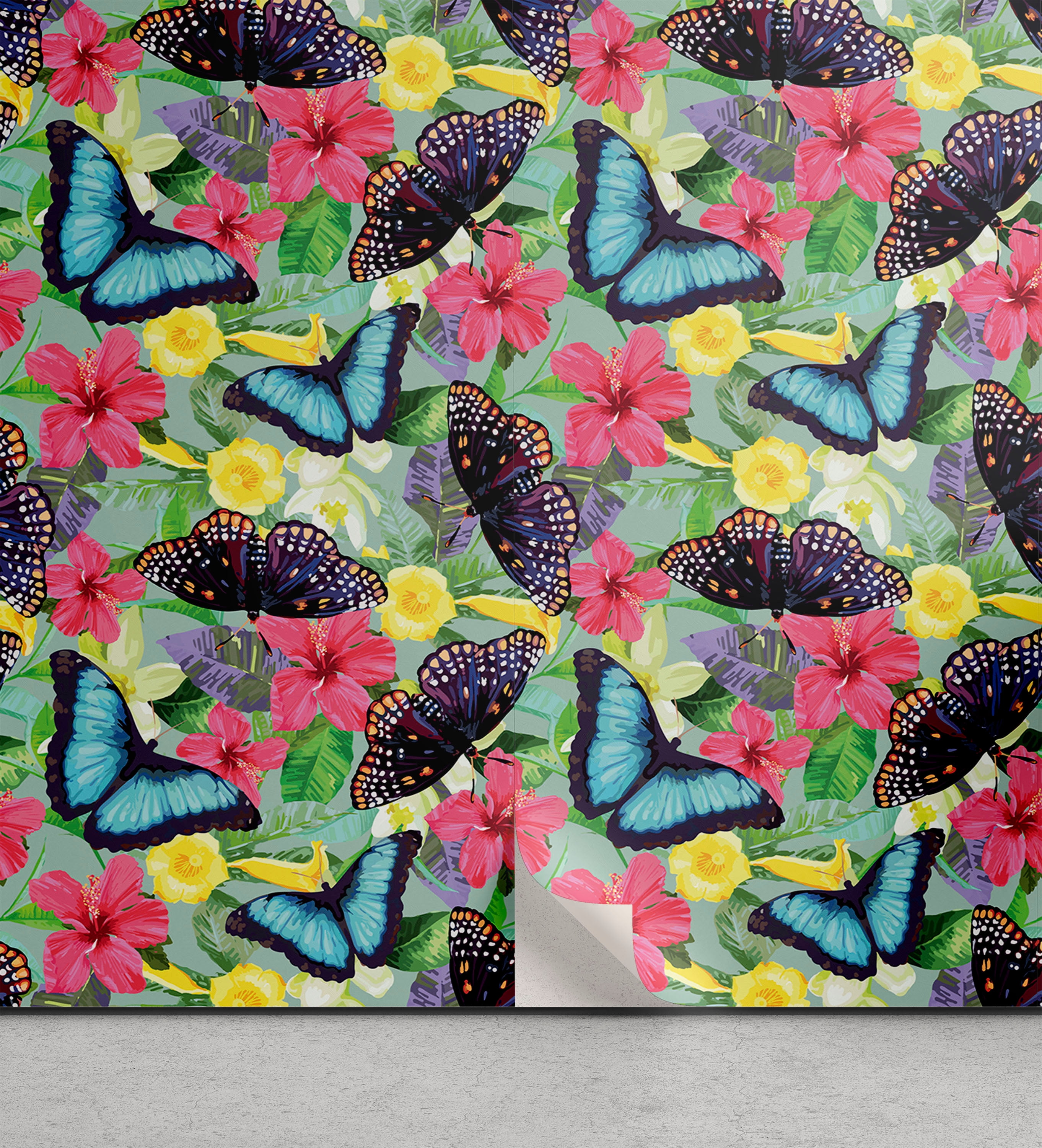 Ambesonne Spring Peel & Stick Wallpaper for Home, Deep Down of the ...