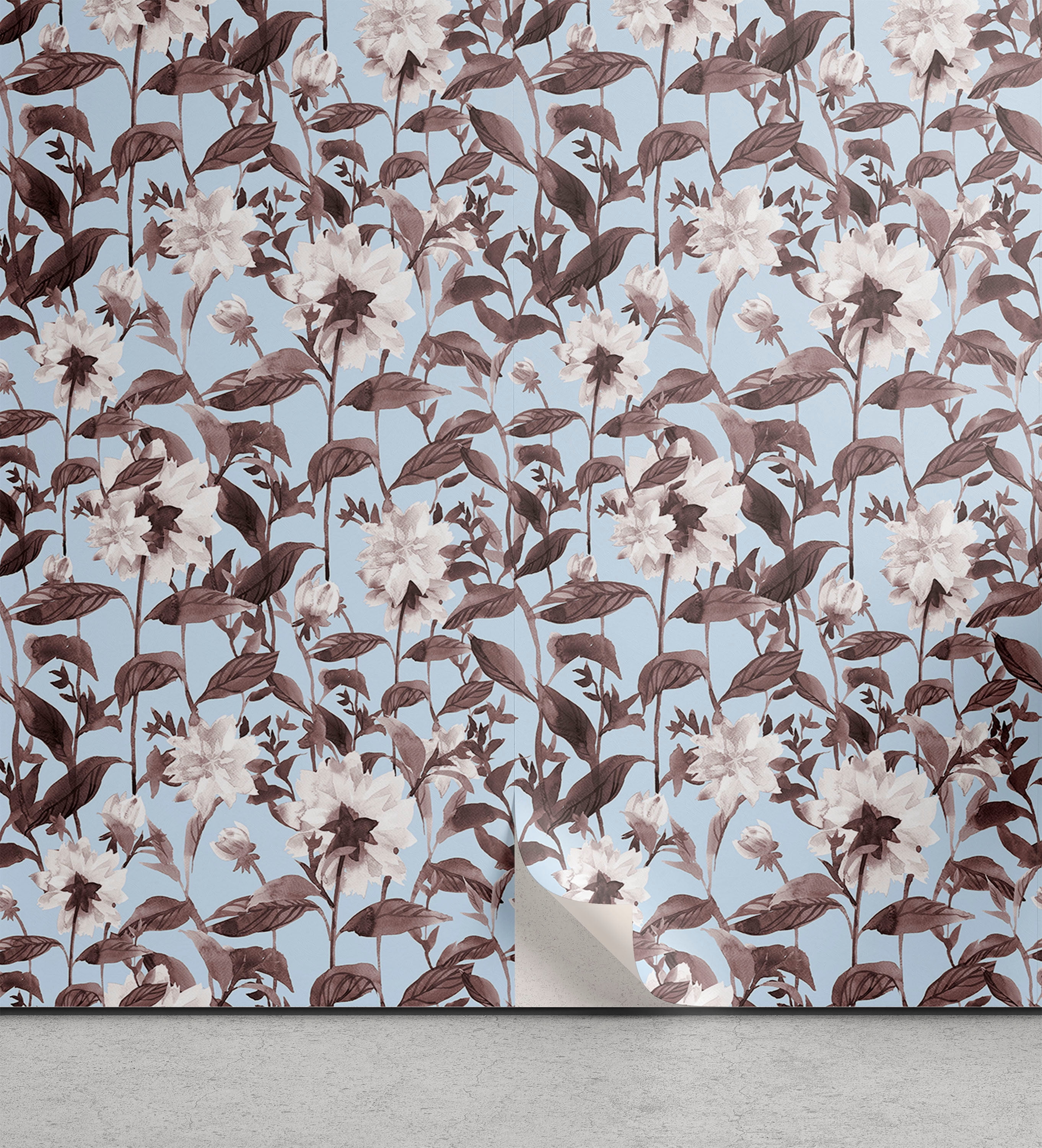 Ambesonne, Springtime Peel & Stick Wallpaper for Home, Asters Buds ...