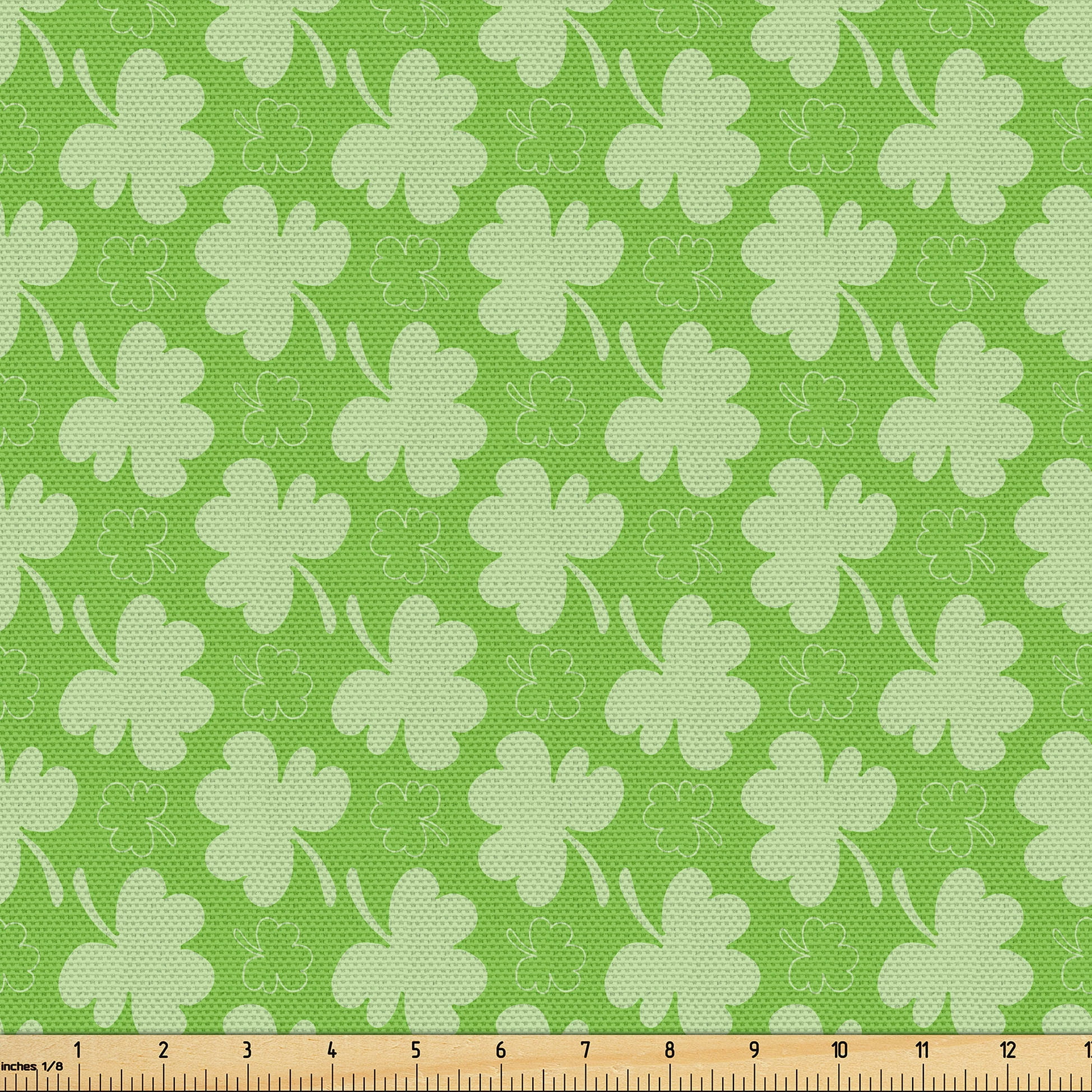 Ambesonne St. Patricks Day Fabric by the Yard Upholstery, Simplistic ...