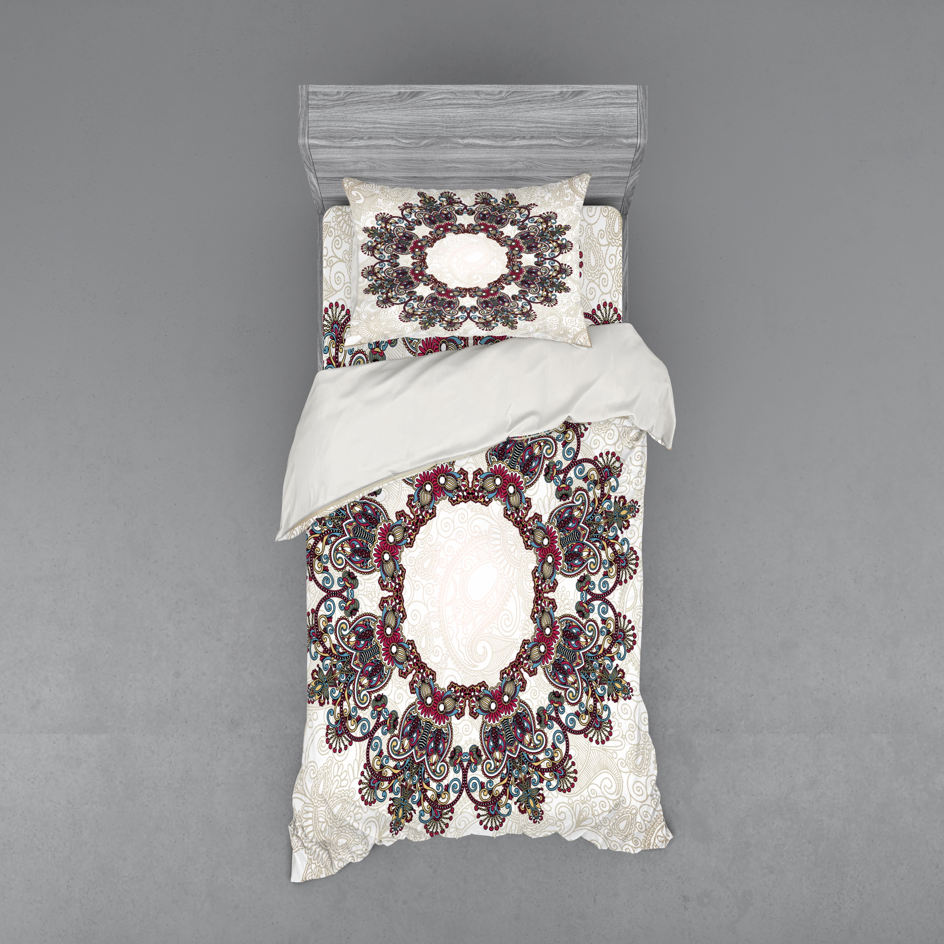 Ambesonne Tribal Bedding Set 3 Pcs, Aztec Mandala, Twin, Multicolor ...