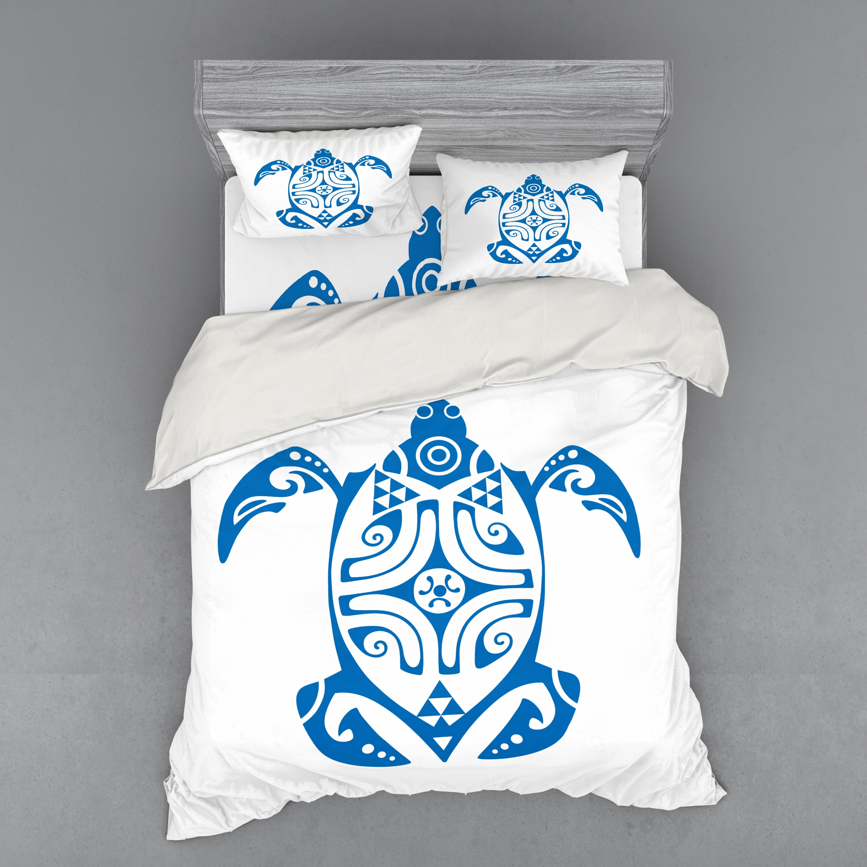 Ambesonne Turtle Bedding Set 4 Pcs, Hawaii Underwater Design, Queen ...