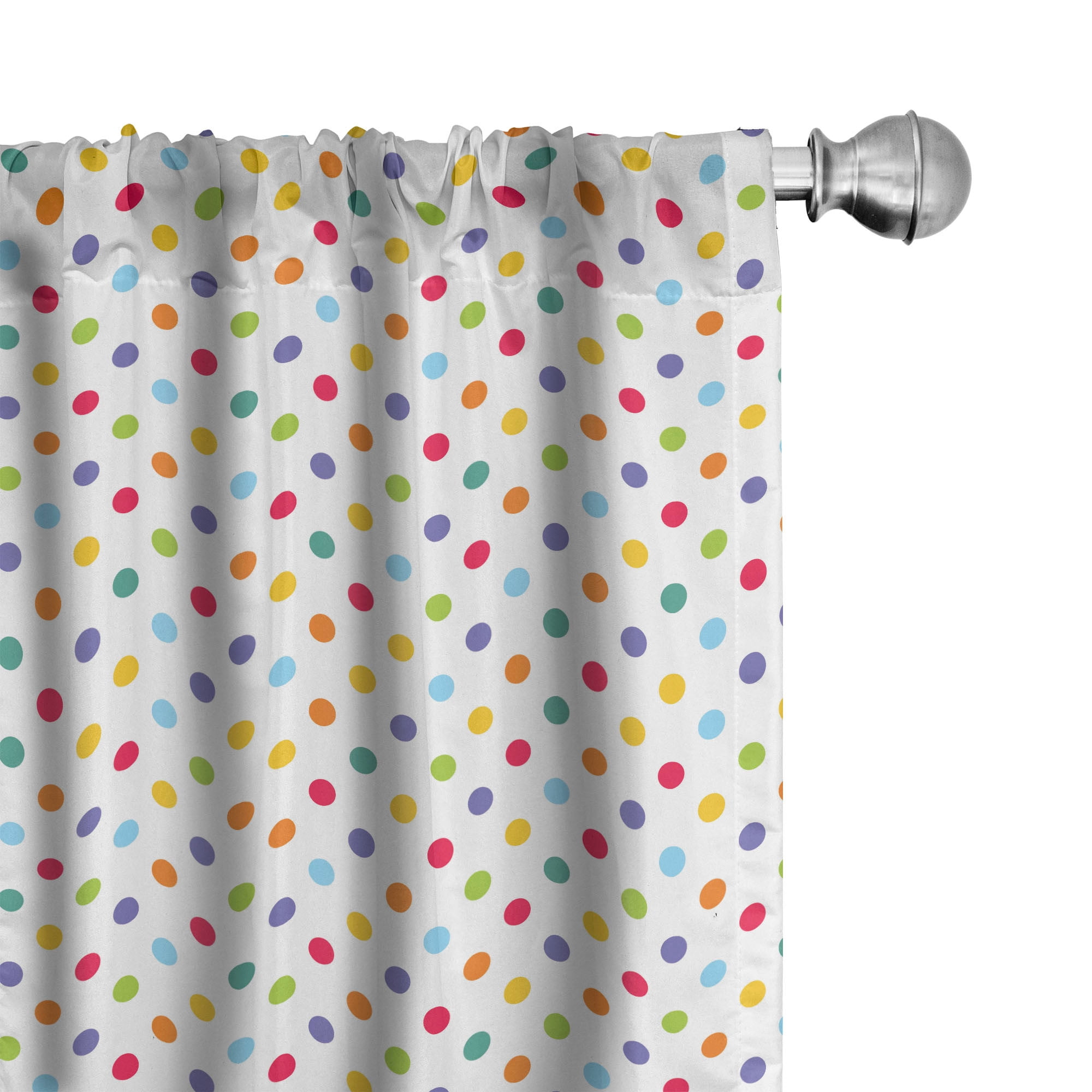 Ambesonne Vintage Curtains, Circular Vintage Fashion, Pair of 28"x63 ...