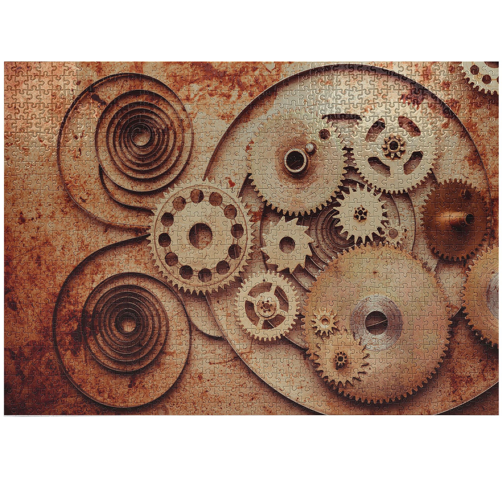 Ambesonne Vintage Jigsaw Puzzle Durable Cardboard, Mechanical Clocks ...