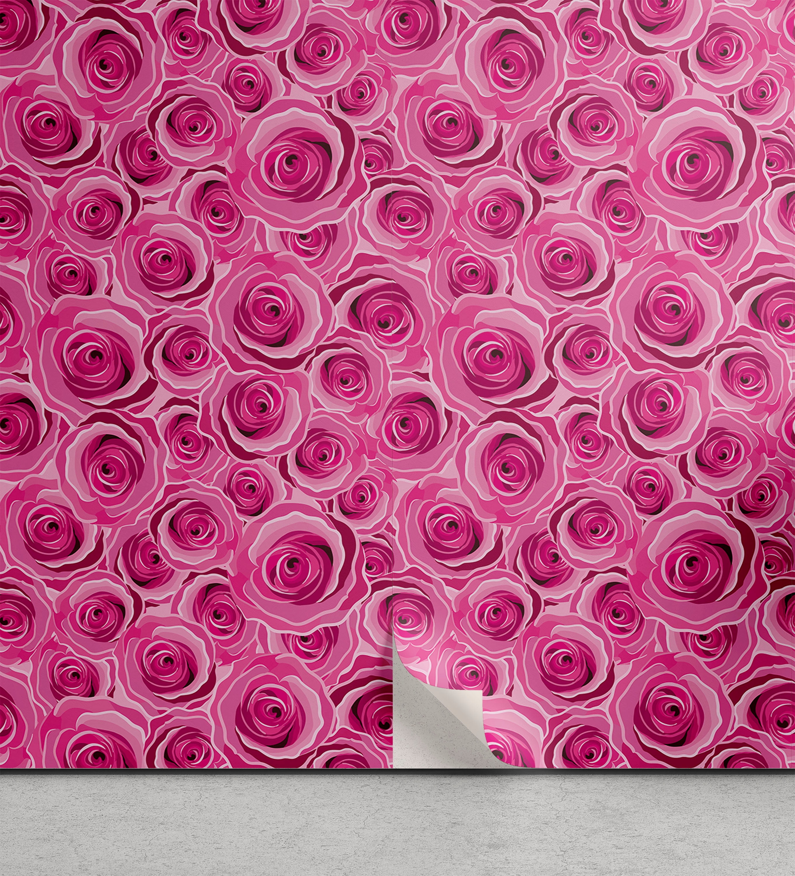 Ambesonne Vintage Peel & Stick Wallpaper for Home, Simplistic Nostalgic ...