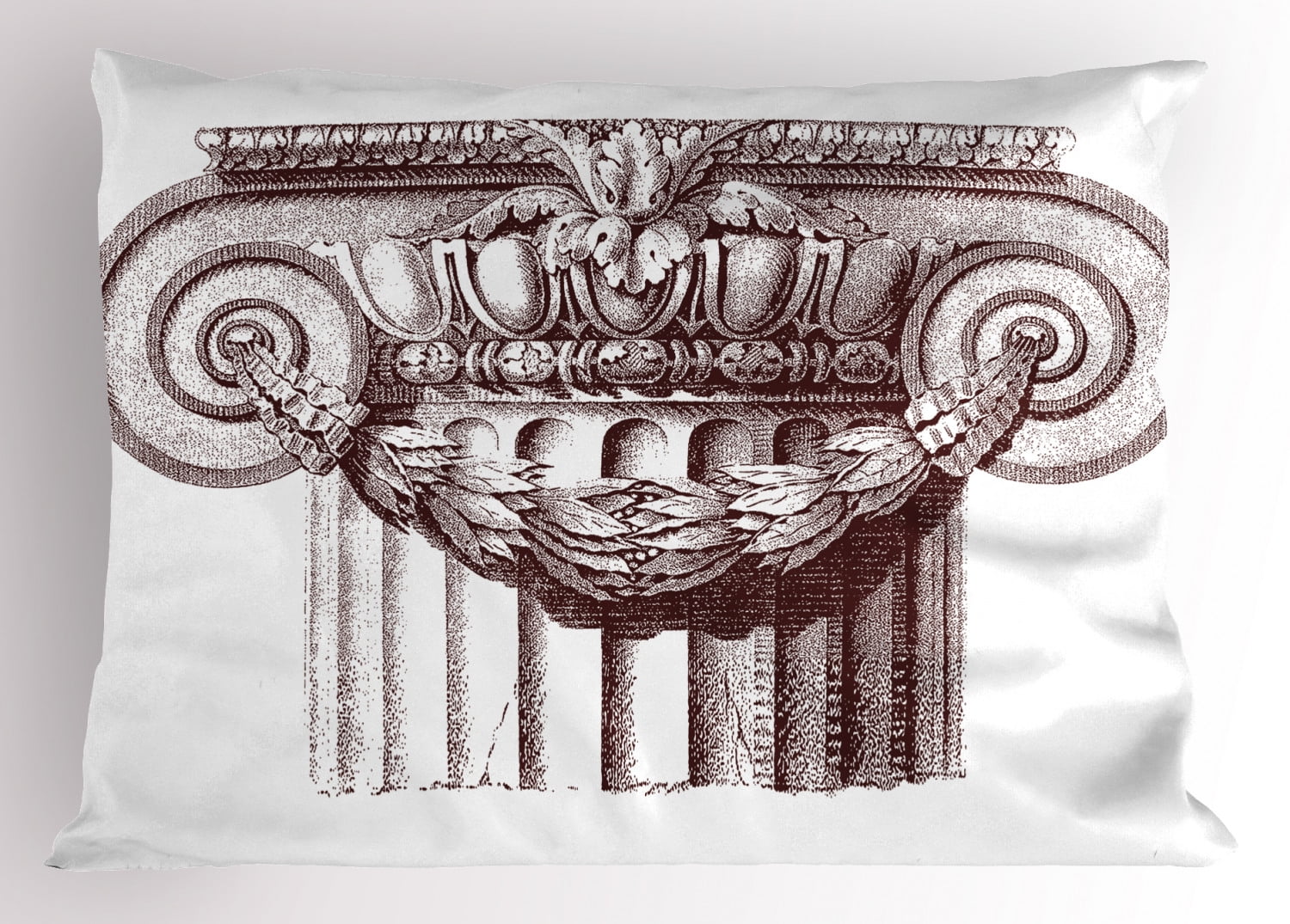 Ambesonne Vintage Pillow Sham, Antique Column Roman, 26" X 20 ...