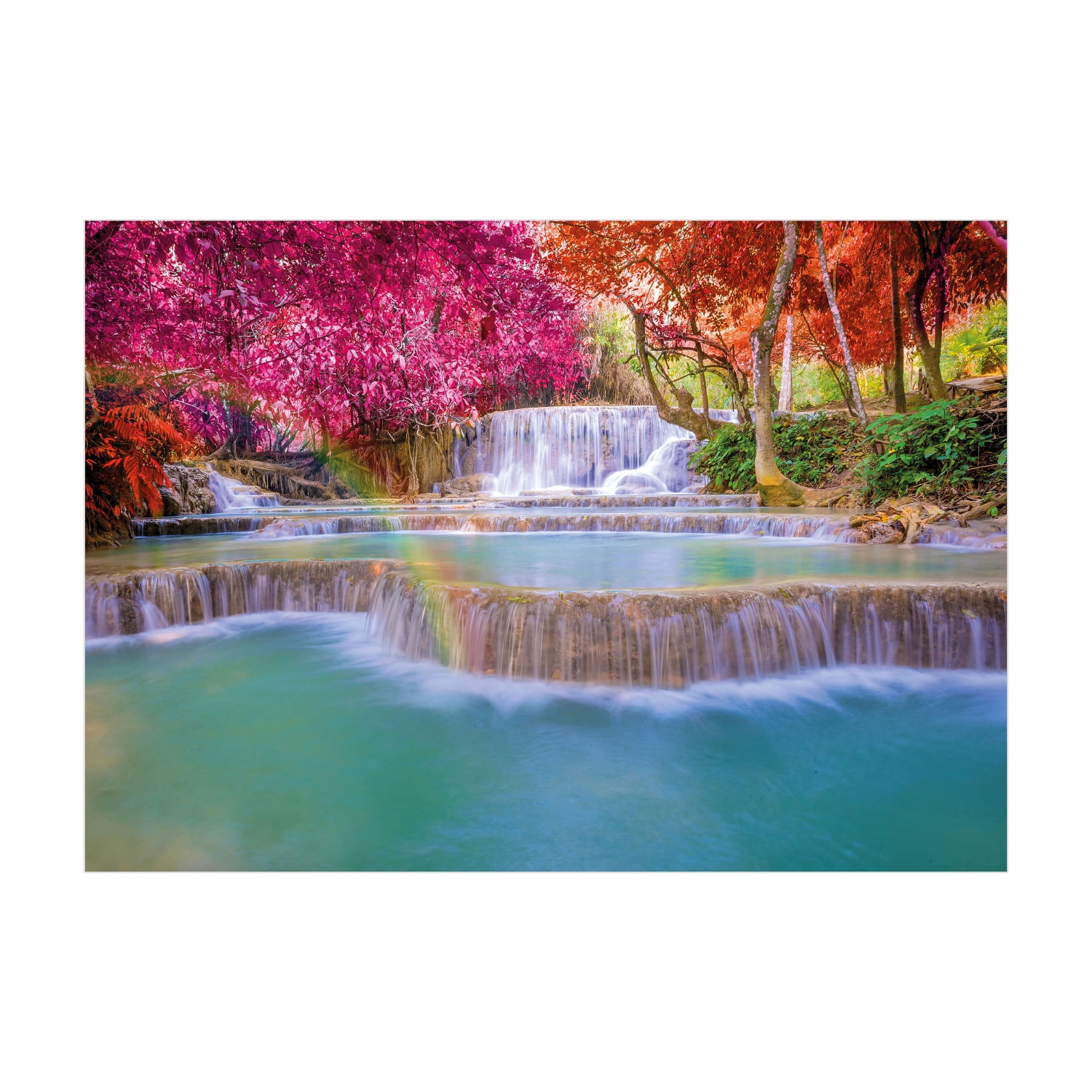 Ambesonne Waterfall Jigsaw Puzzle, Vietnam Rain Forest, Heirloom ...