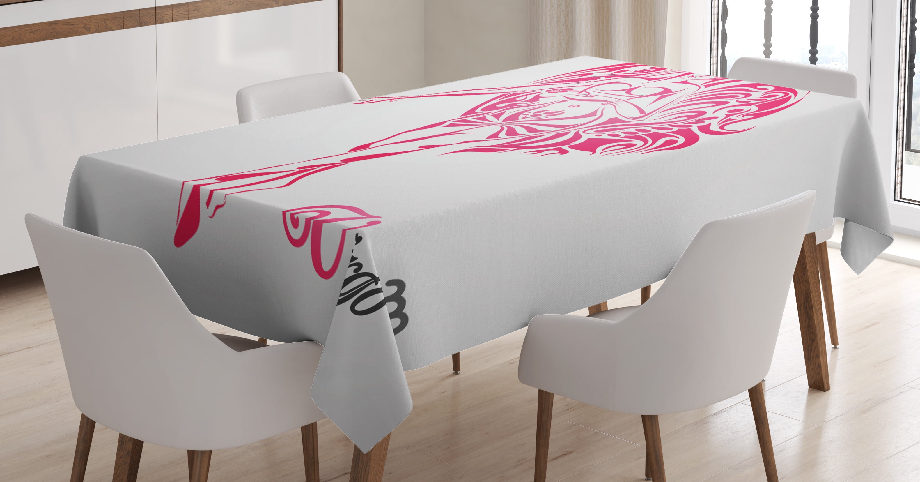 Ambesonne Zodiac Virgo Tablecloth Rectangular Table Cover, Horoscope ...