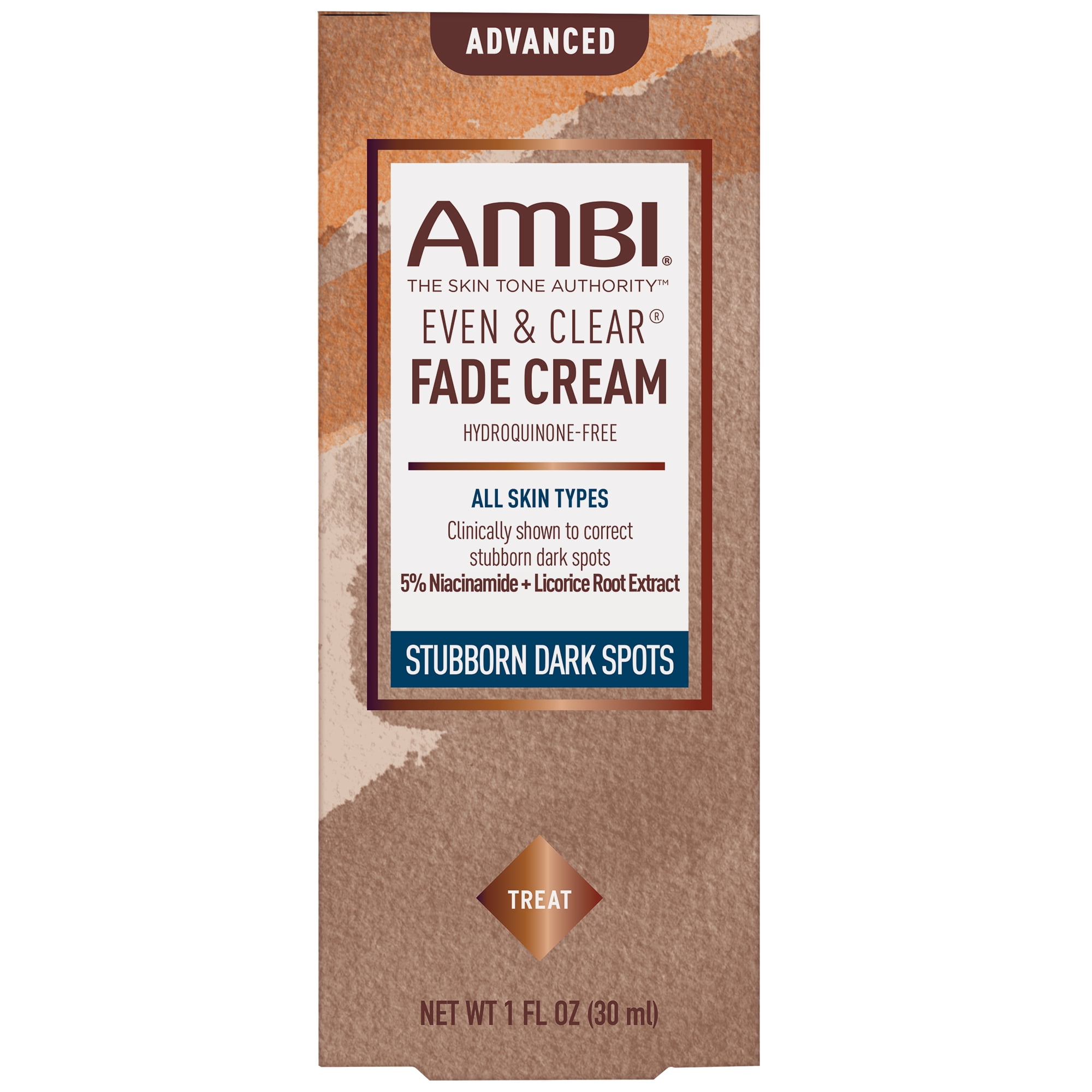 Ambi Even & Clear Facial Fade Cream - Normal Skin Care Corrector for ...