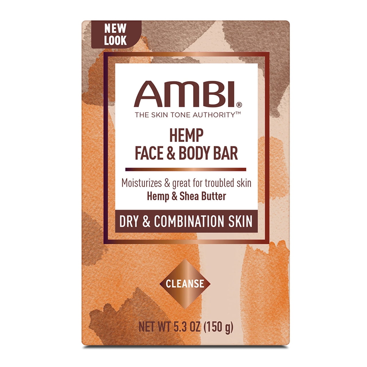 Ambi Face And Body Bar Hemp And Shea Butter, 5.3 Oz, 2 Pack - Walmart.com