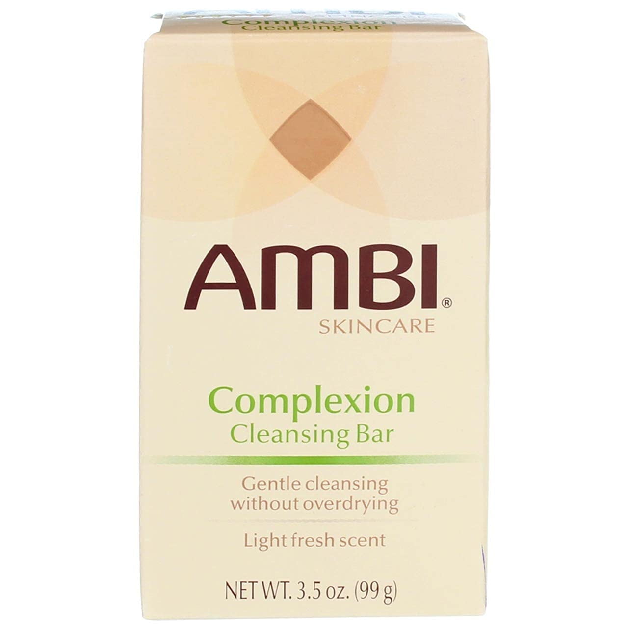 AMBI Cleansing Bar Soap, Mild Face Soap, Removes Makeup and Impurities ...