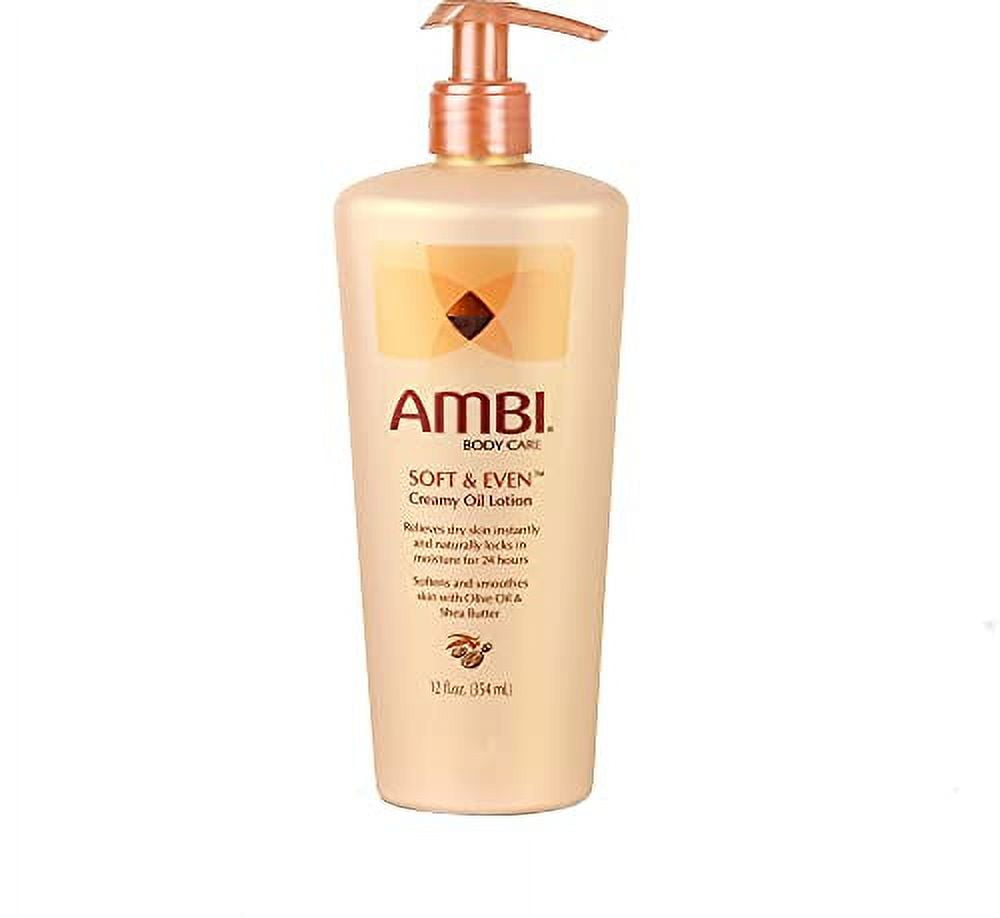 Ambi Skincare Soft & Even Creamy Oil Lotion with Olive Oil and Shea ...