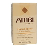 AMBI Beauty Facial Soap: Cocoa Butter Complexion Cleansing Bar for Face ...