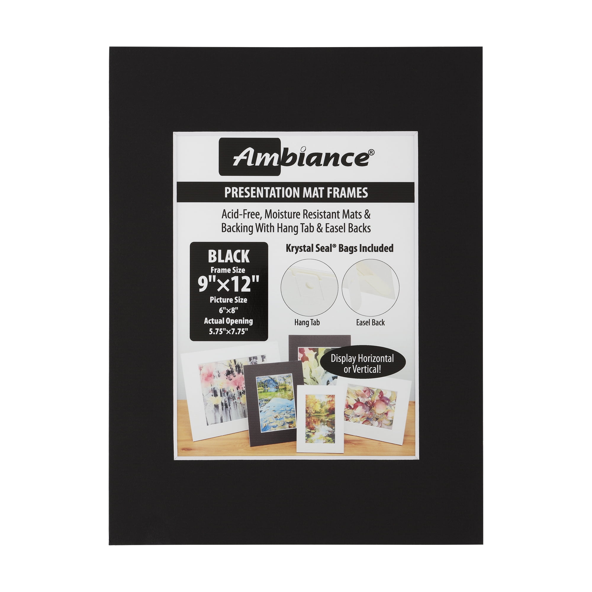 Ambiance Framing 5-Pack Mat Frame - Made for Displaying Pictures and ...