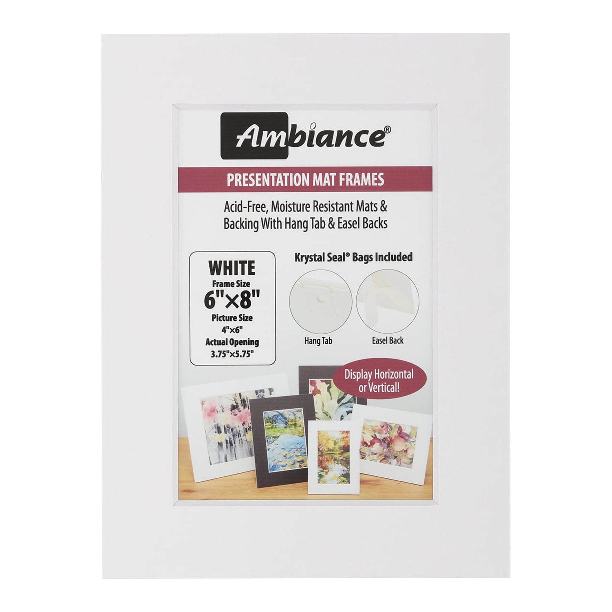 Ambiance Framing 5-Pack Mat Frame - Assorted Sizes & Colors - Walmart.com